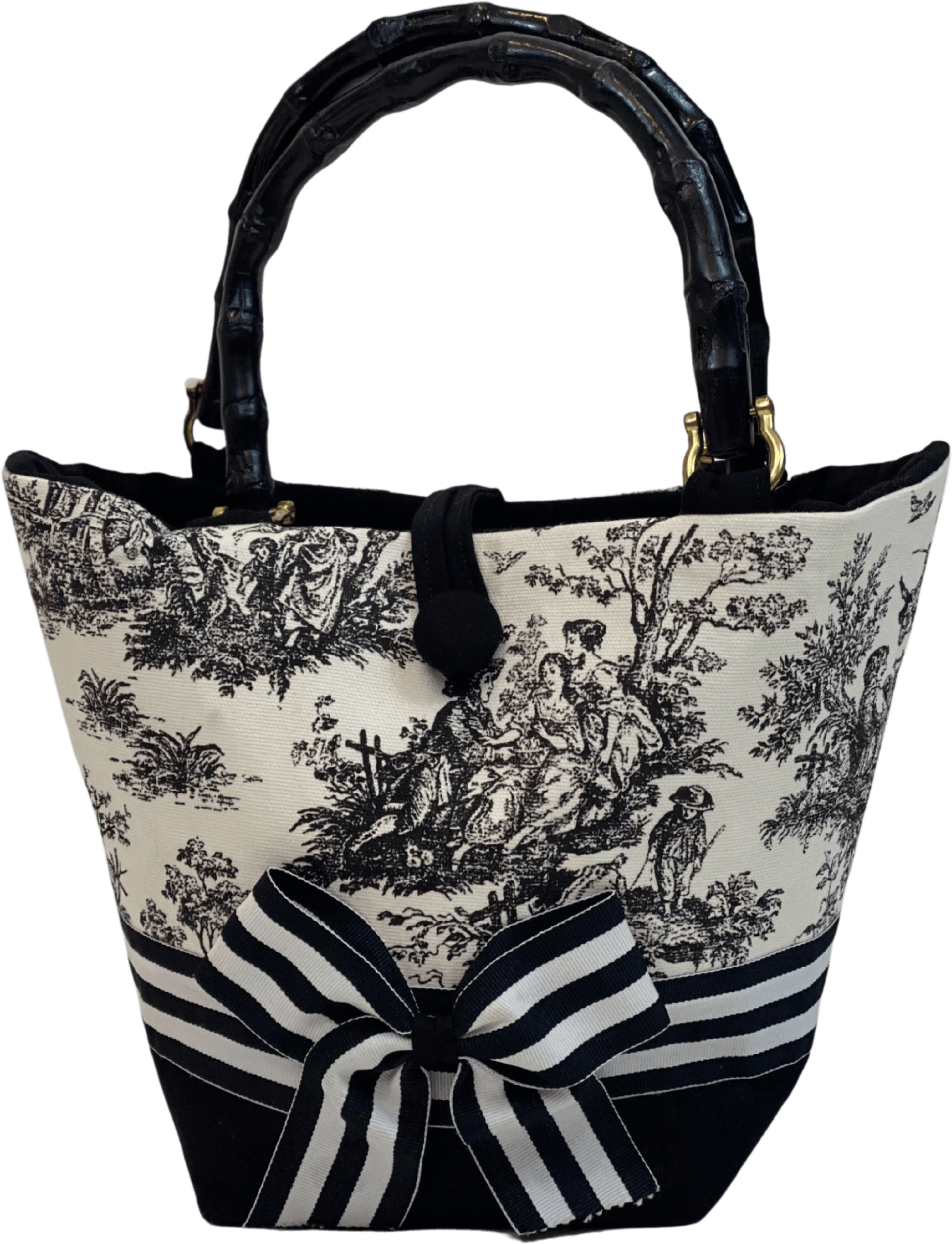 Vintage Classic Toile Bucket Bag | Shop THRILLING
