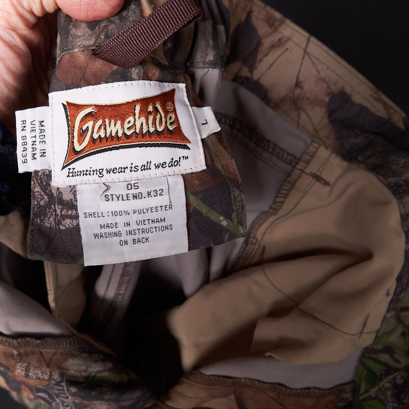 Vintage 00s Gamehide Hunting Camo Cargo Pants By Gamehide | Shop THRILLING
