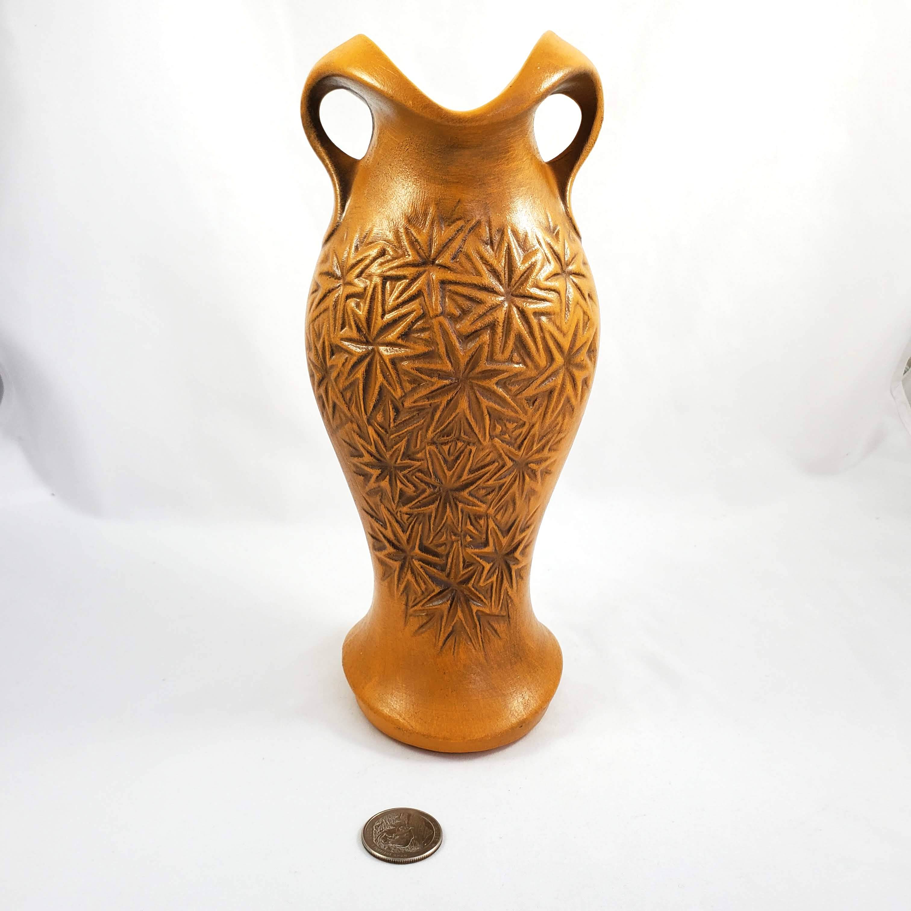 Vintage 60s 1968 Mustard Colored Sunburst Matte Vase By Mccoy | Shop ...