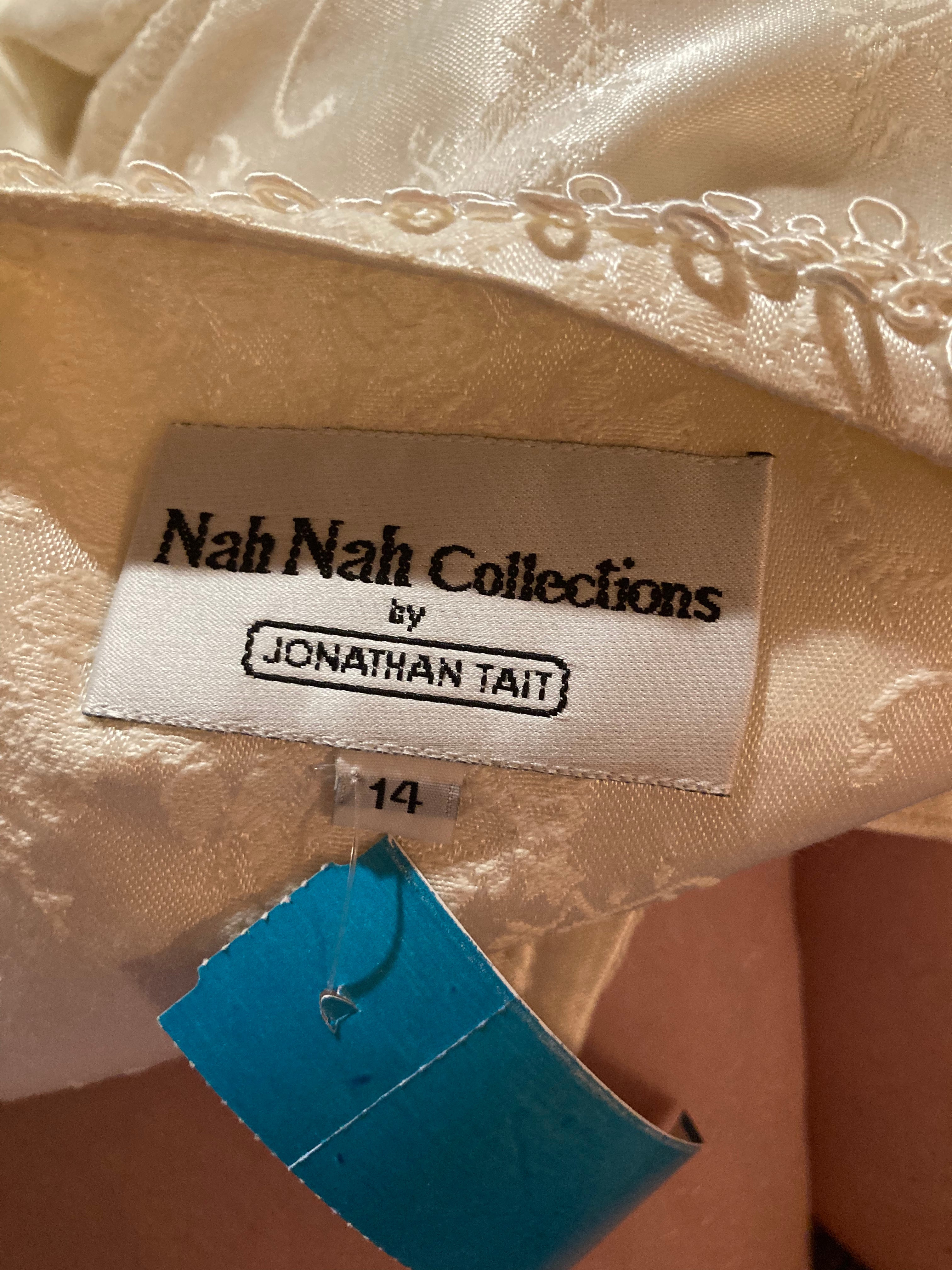 Vintage 80s Wedding Dress And Blazer Set By Nah Nah Collection by ...