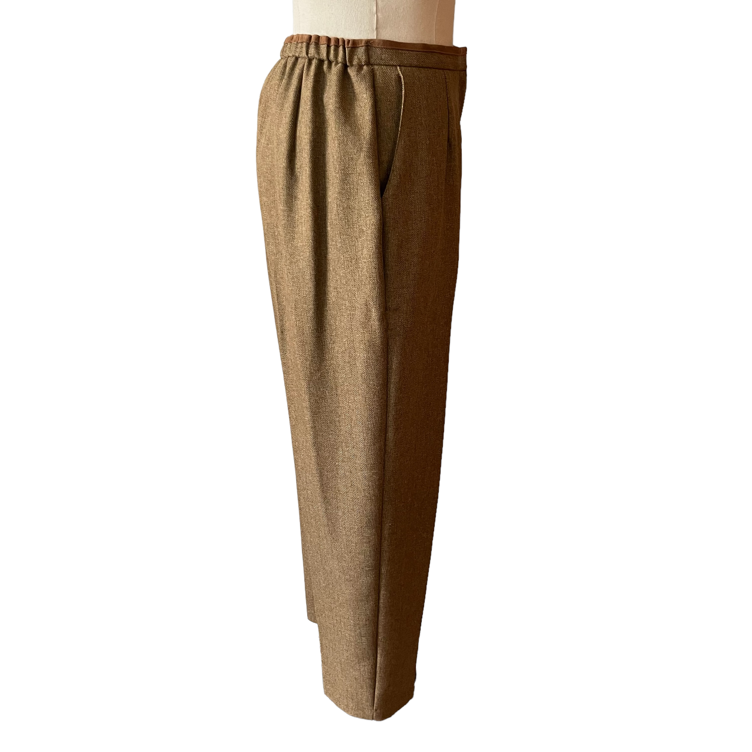Vintage 90s Herringbone Career Pleated Slacks By Koret | Shop THRILLING