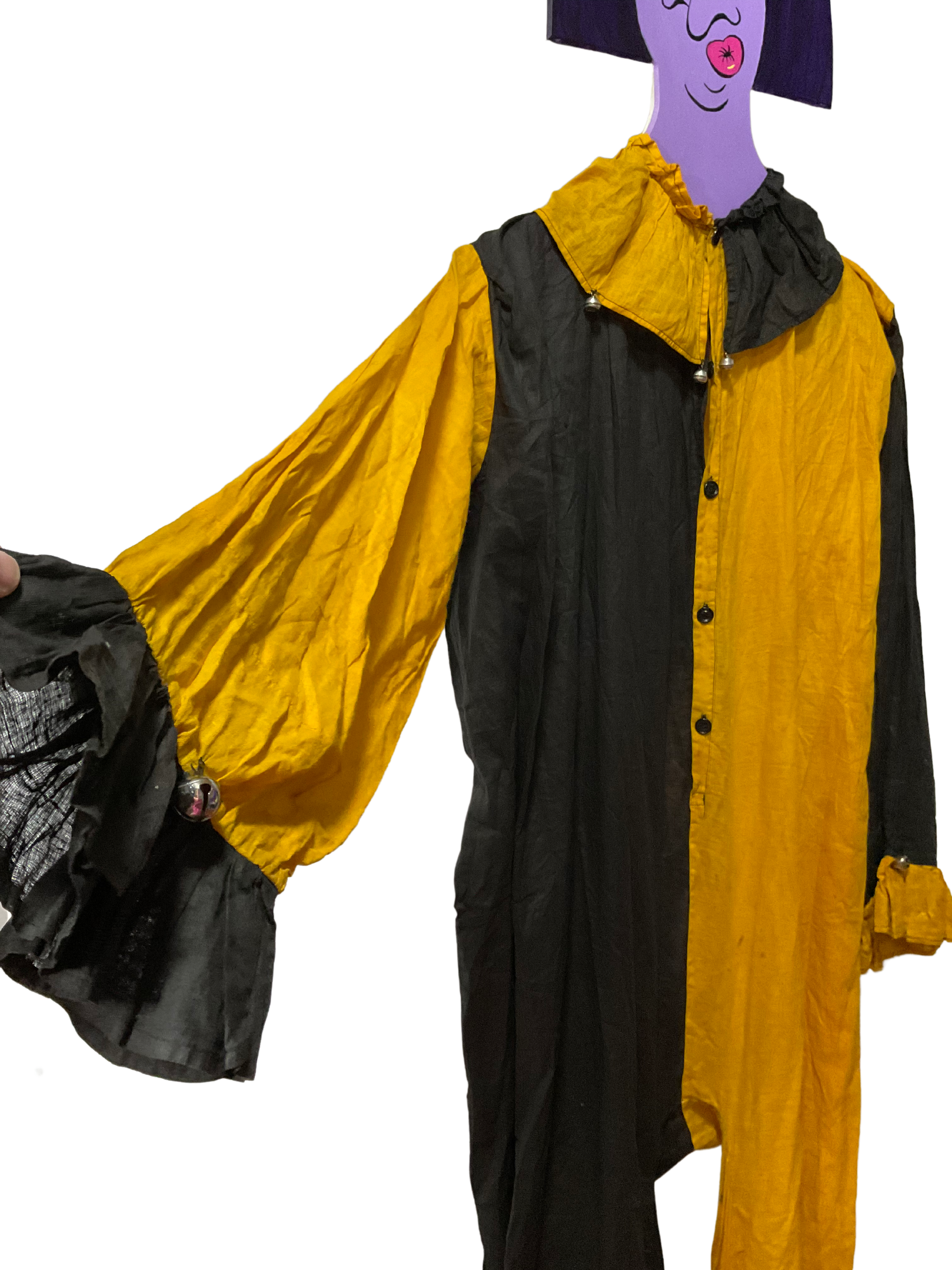 Vintage 20s/30s Early Halloween Button Up Clown Suit Costume | Shop ...