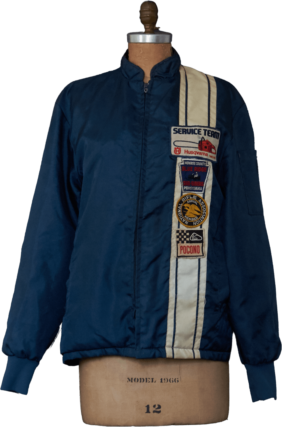 Vintage 70's Racing Motorcycle Club Jacket with Patches | Shop THRILLING