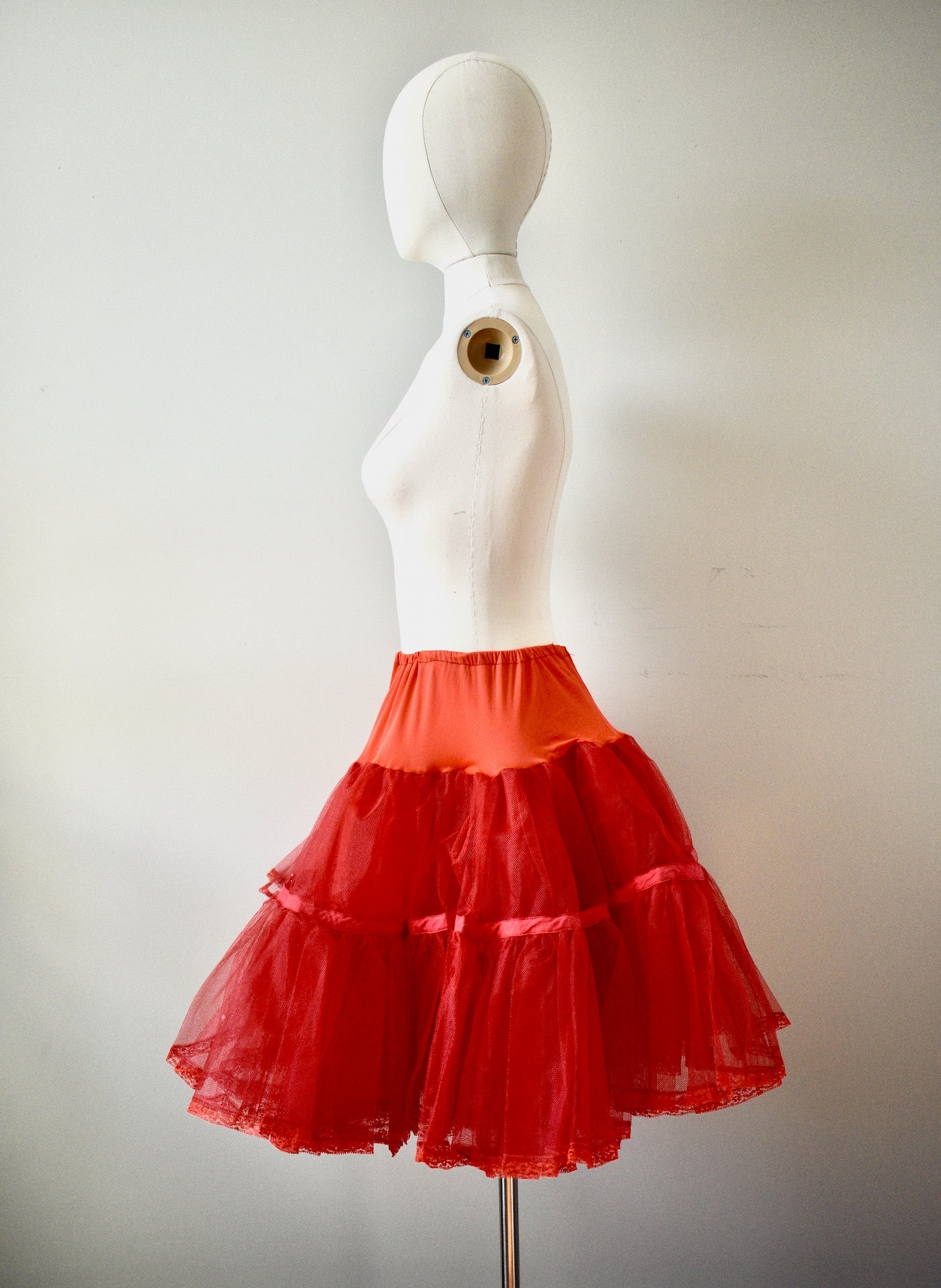 Vintage 50s Red Crinoline Slip | Shop THRILLING