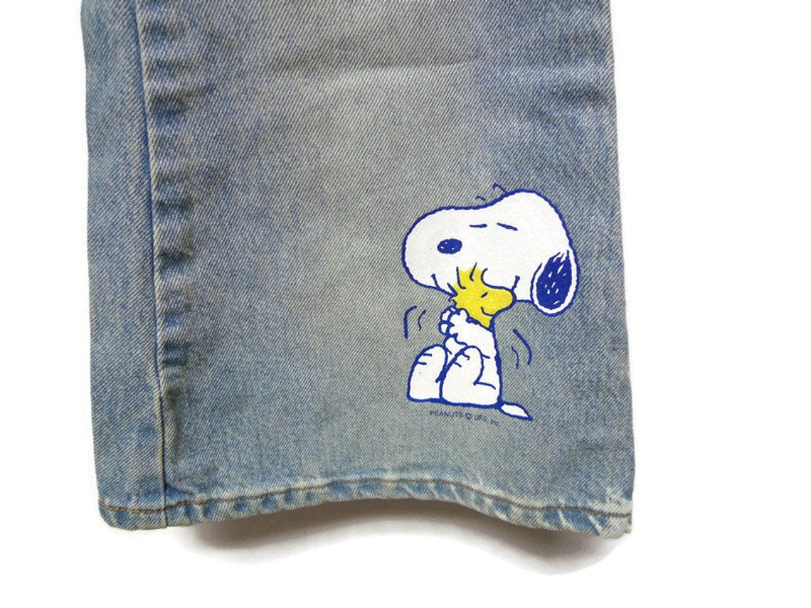 Vintage 00s Snoopy Denim Flare Jeans By Limited Too | Shop THRILLING