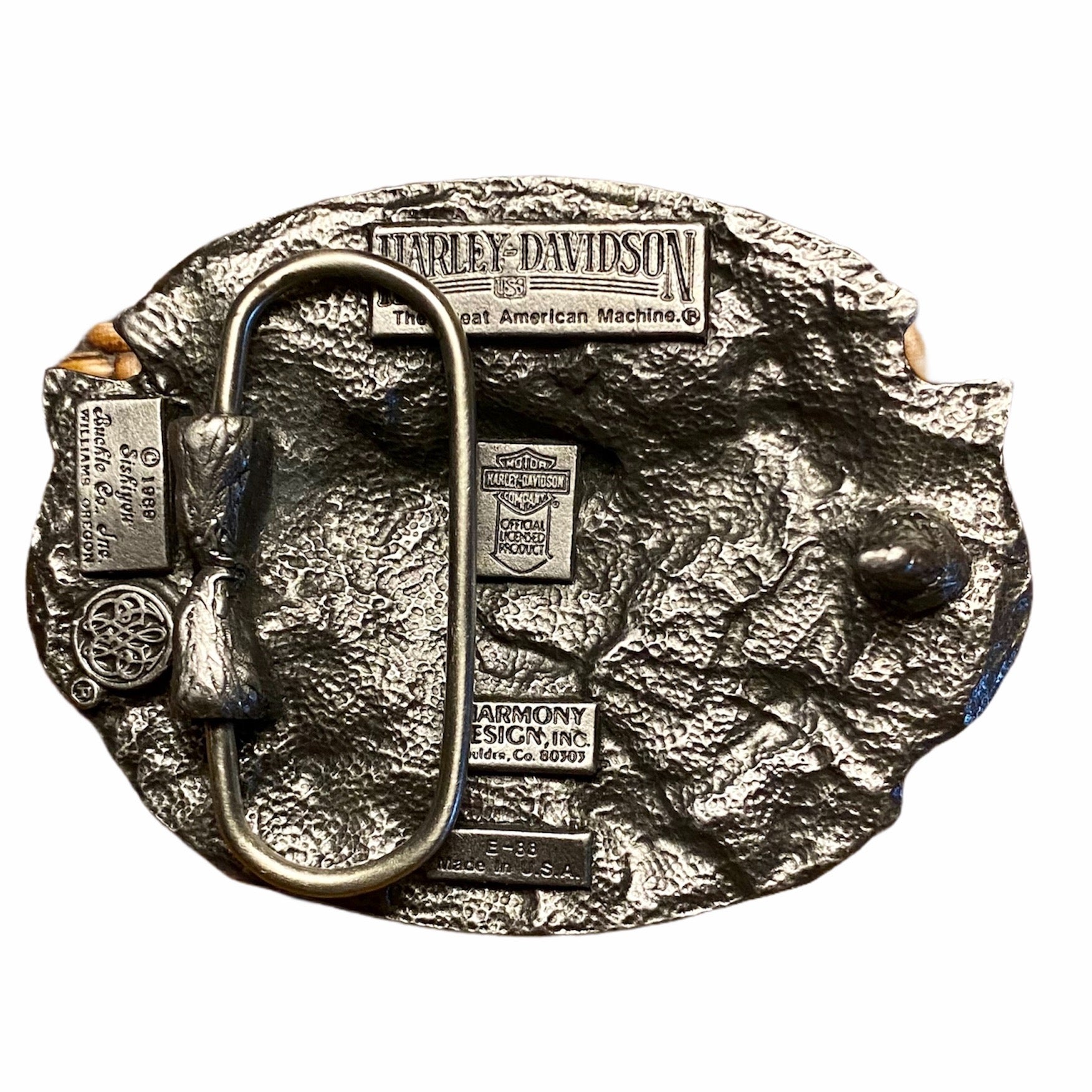 Vintage Rare 80’s Harley Davidson Eagle Belt Buckle by Harley Davidson ...