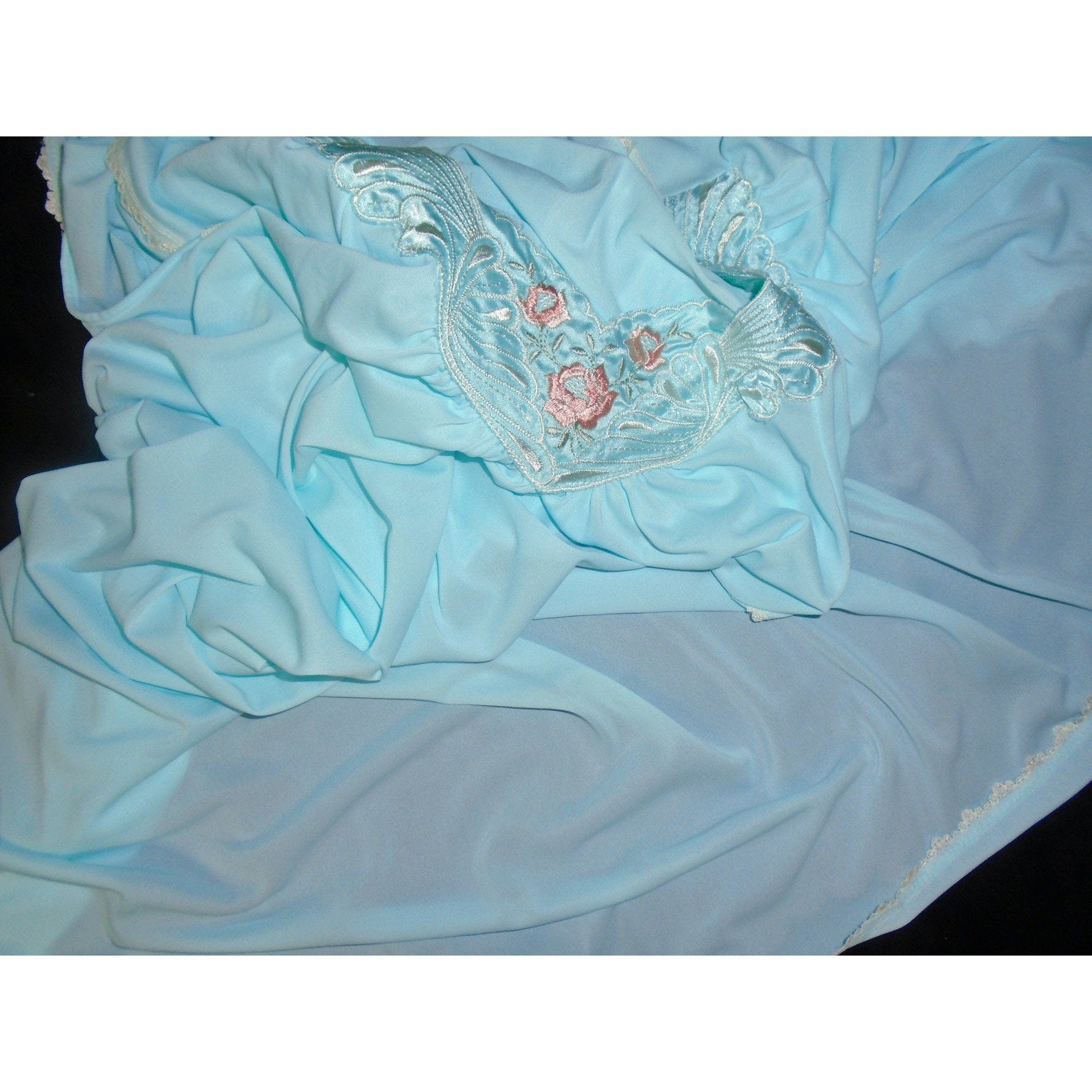 Vintage 80s Slinky Nylon Mid Length Nightgown by Shadowline | Shop ...