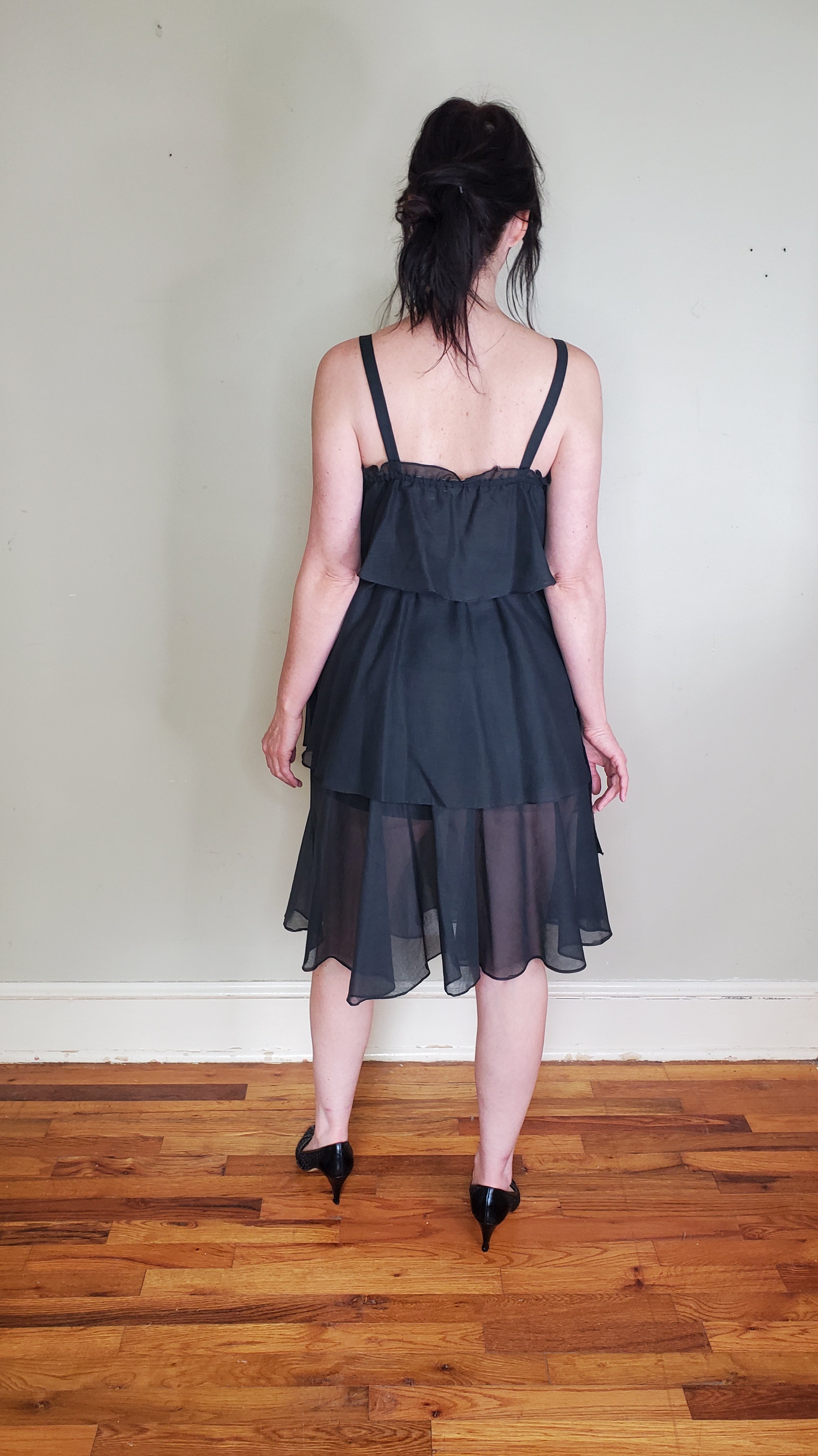 Vintage 60s Sheer Maxi Sundress by Lillie Rubin | Shop THRILLING