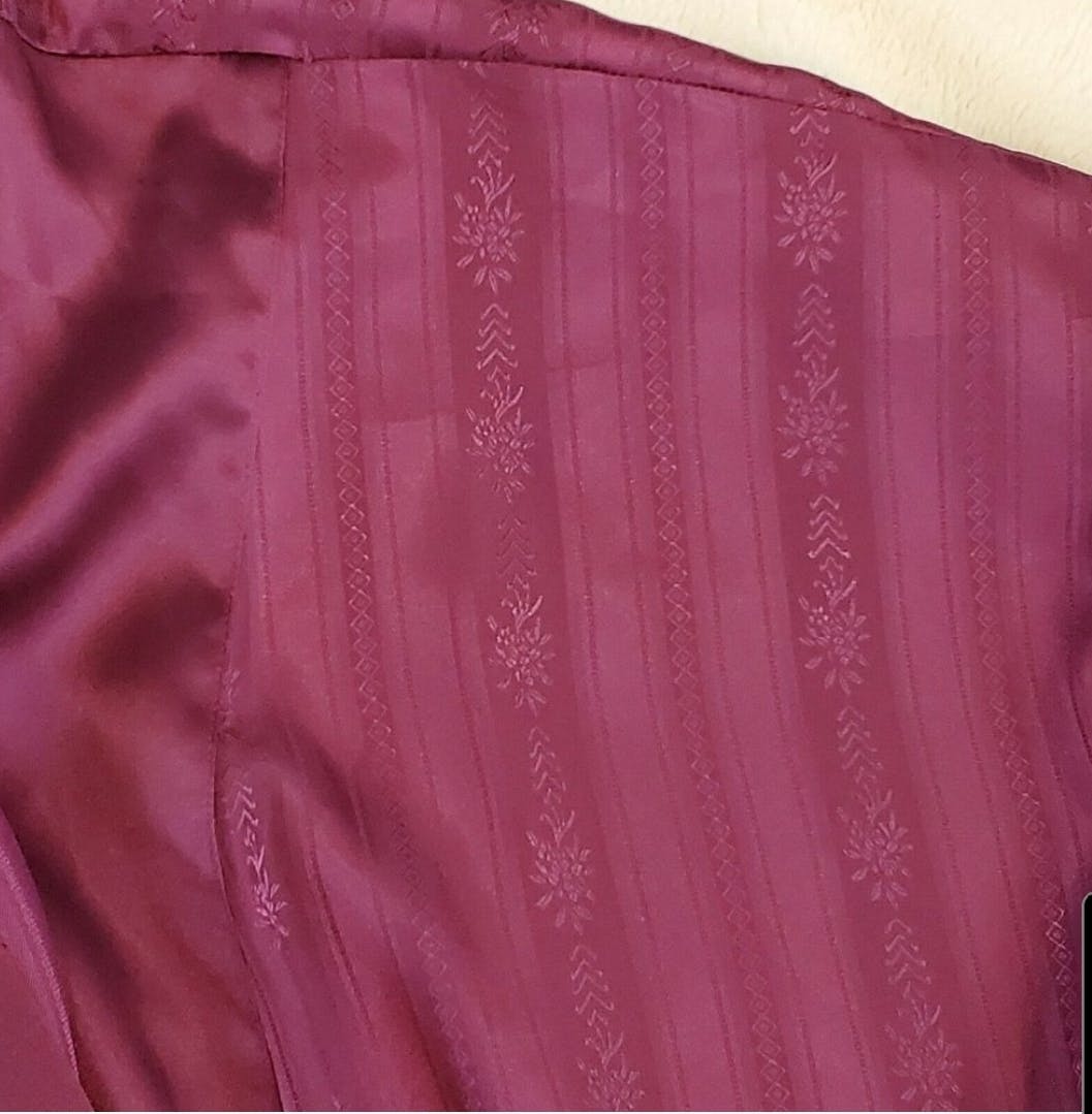 Vintage 90's Gold Label Purple Striped Satin Robe by Victoria's Secret ...