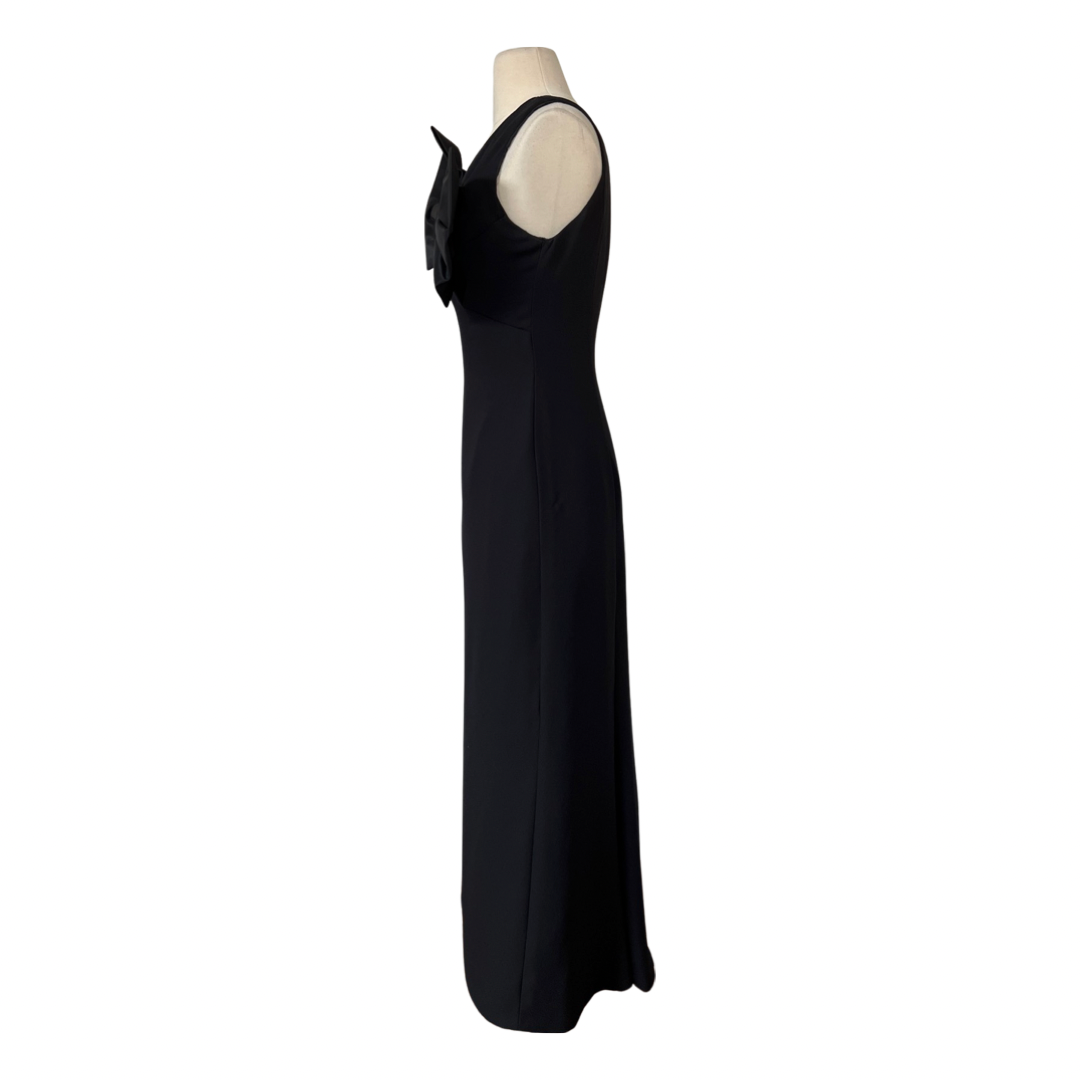 Vintage 80s/90s Dramatic One Shoulder Oversized Bow Evening Gown | Shop ...