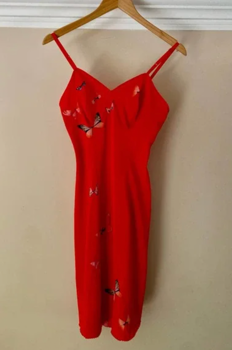 Vintage Butterfly Nighty / Nightgown / Slip Dress | Shop THRILLING