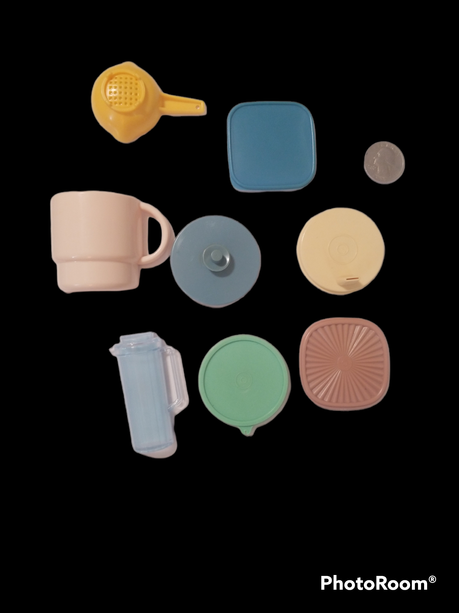 Vintage 80s Kitschy Tupperware Kitchen Refrigerator Magnets By ...