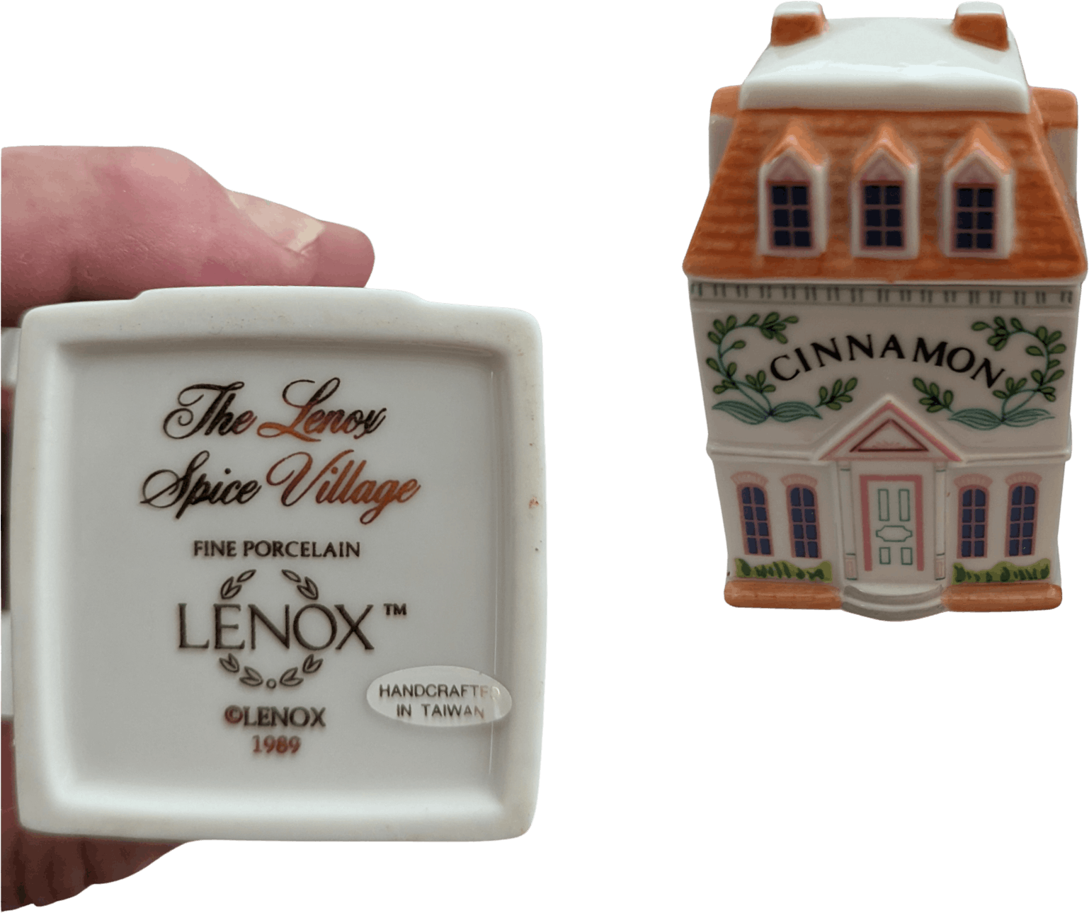 Vintage 80s Spice Village Porcelain Houses Spice Containers By Lenox ...