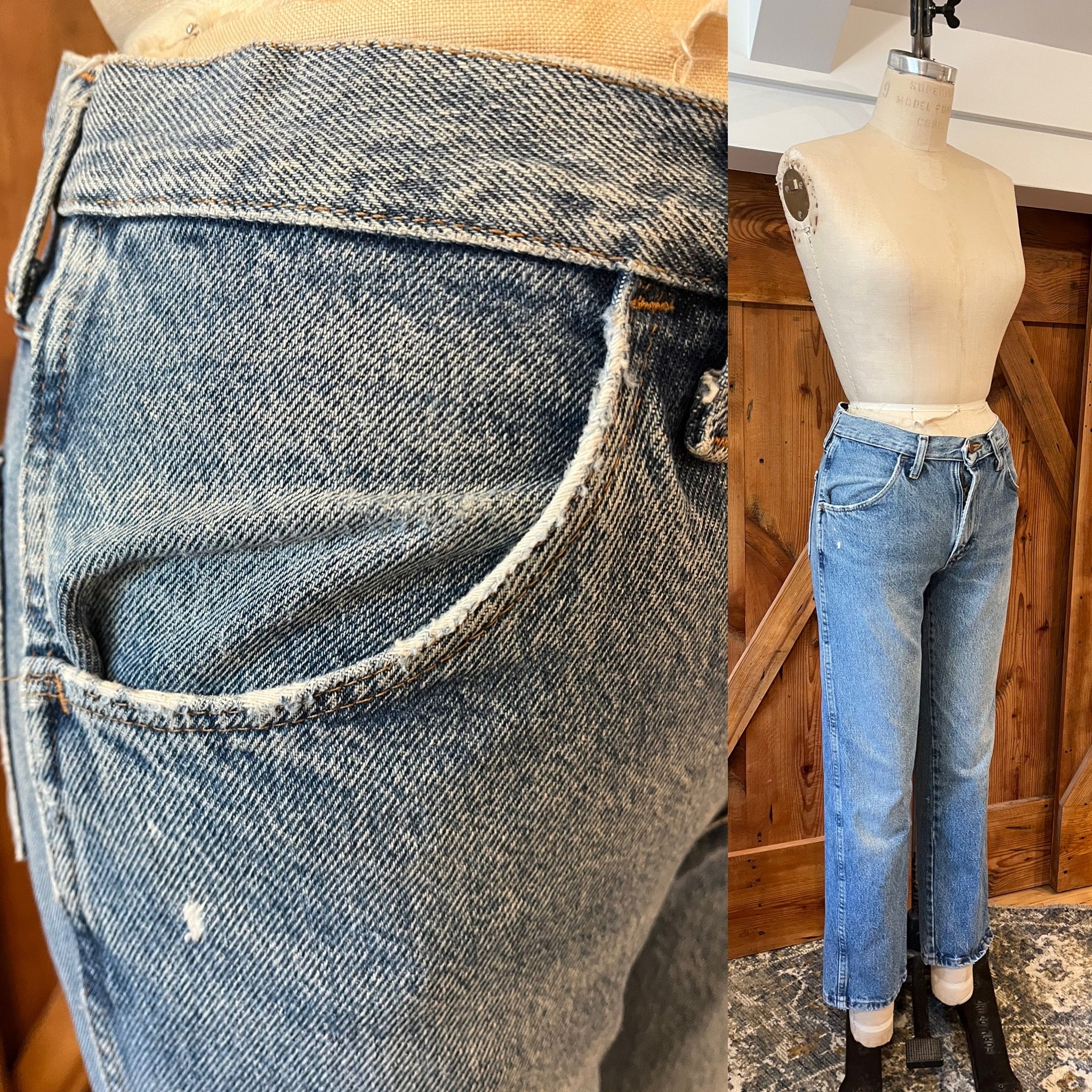 Vintage 90s Relaxed Rustler Boyfriend Mid Rise Jeans Western By Rustler ...