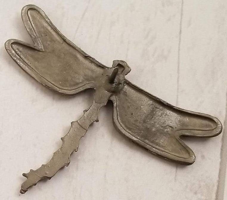 Vintage Gold Mosaic Wing and Pink Beaded Body Firefly Pin | Shop THRILLING