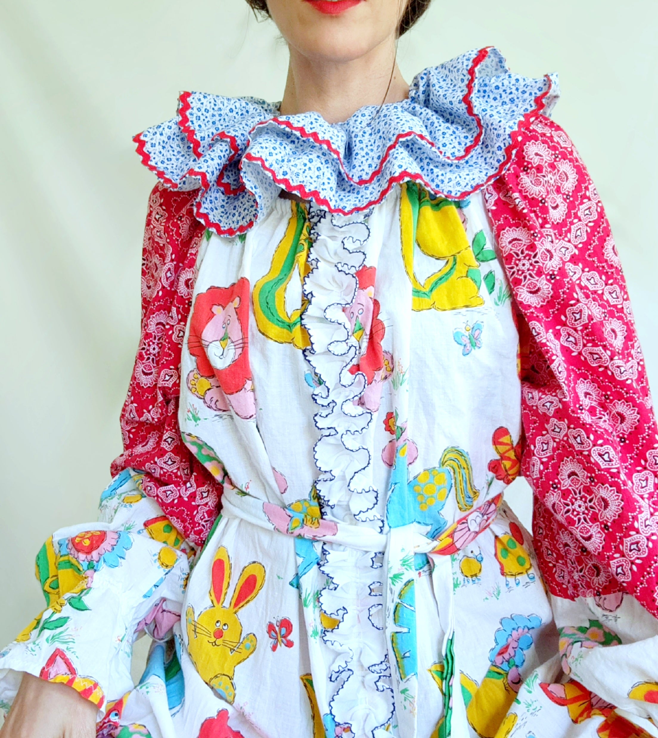 Vintage 60s/70s Adult Halloween Circus Clown Costume Jumpsuit | Shop ...