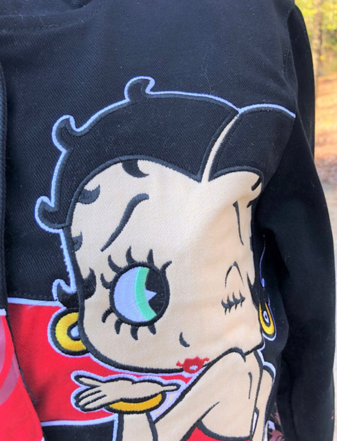 Vintage 90s Rare Betty Boop Lady Luck Jacket | Shop THRILLING