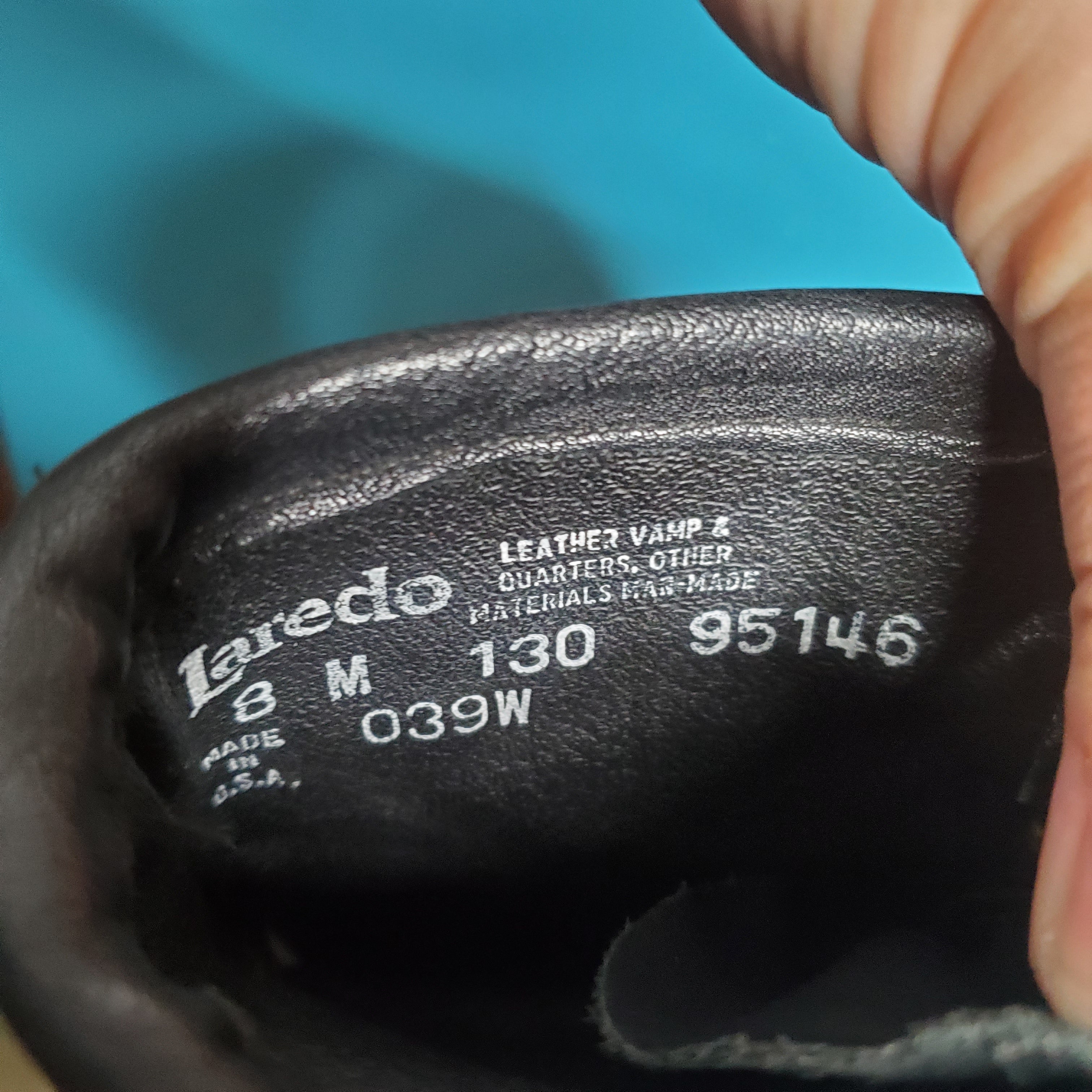 Vintage 80s Leather Lace-up Western Kiltie Roper Granny Boots By Laredo ...