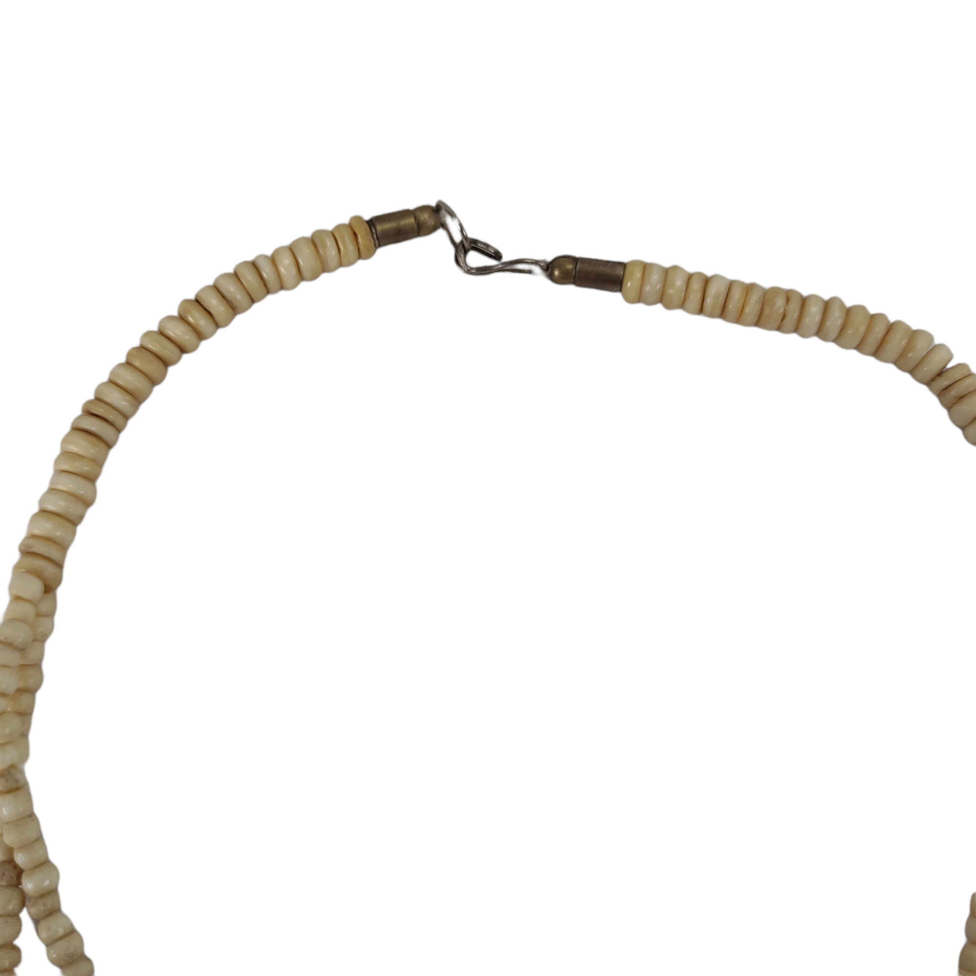 Vintage Mid Century Carved Bone Bib Necklace | Shop THRILLING