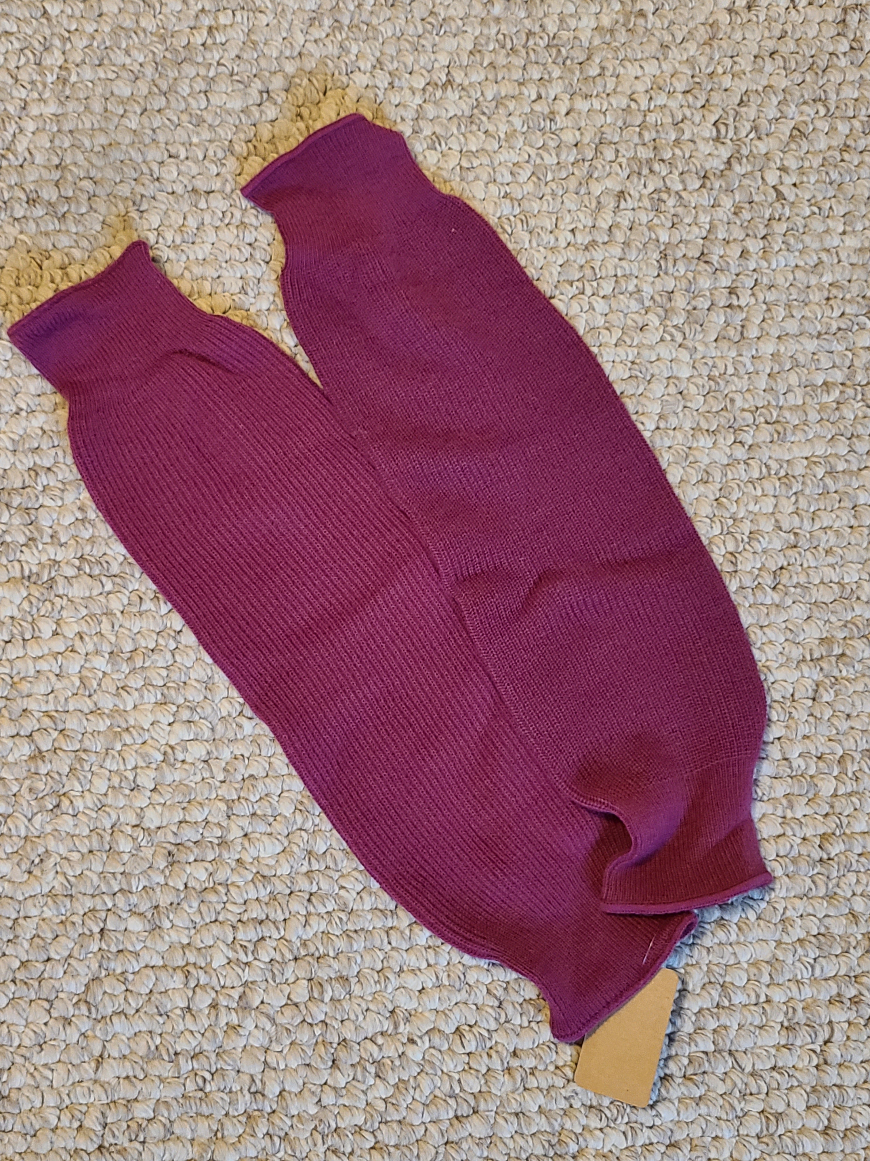 Vintage 80s Legwarmers Leg Warmers Dk Dusty Rose Pink 19" | Shop THRILLING