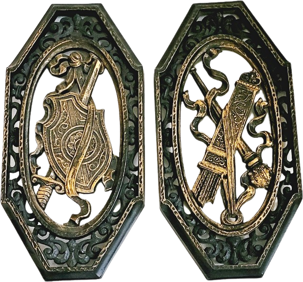 90s Vintage Spanish Medieval Themed Wall Plaques | Shop THRILLING