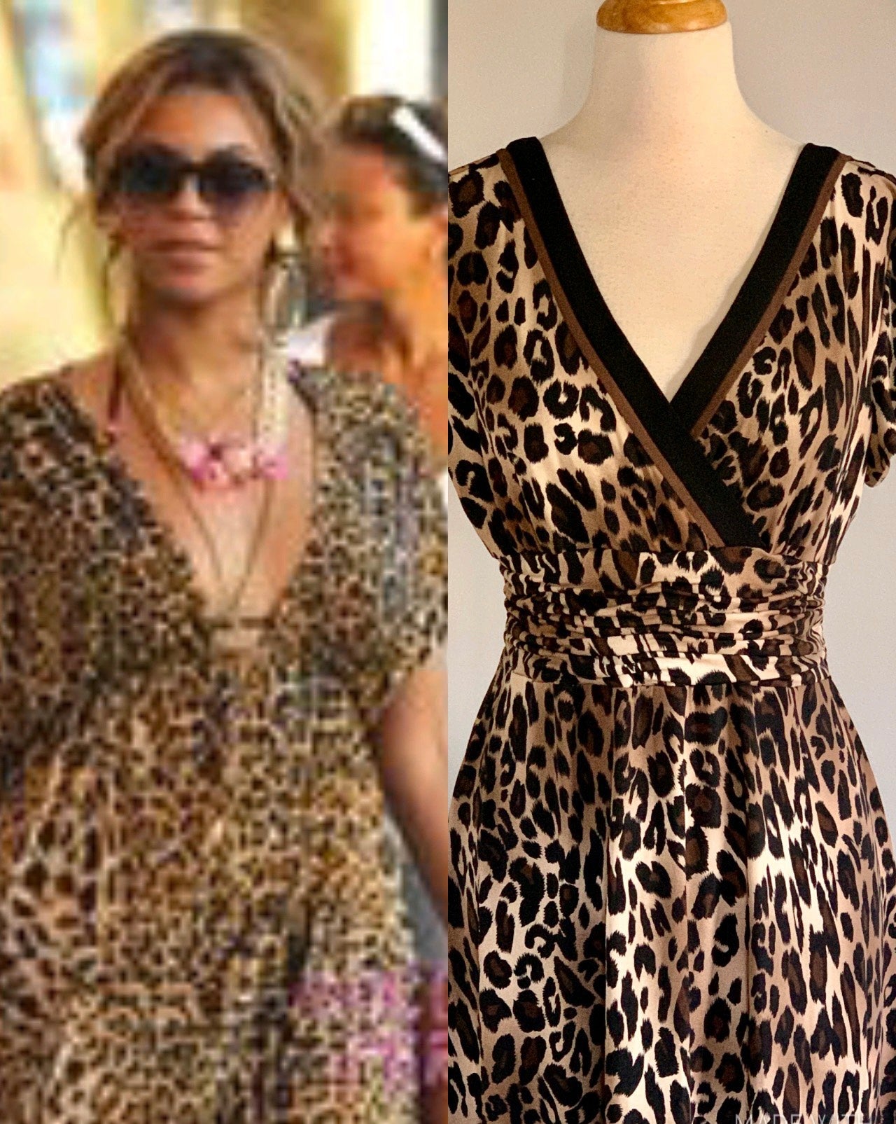 Vintage 90s Leopard Print Dress | Shop THRILLING