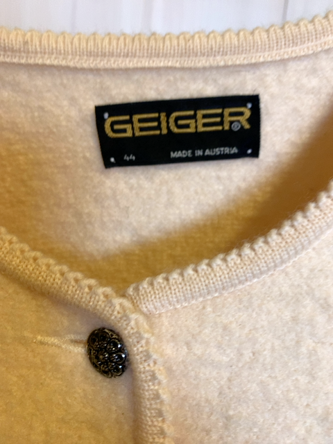 Vintage 80s Wool Geiger Off White Blazer By Geiger | Shop THRILLING