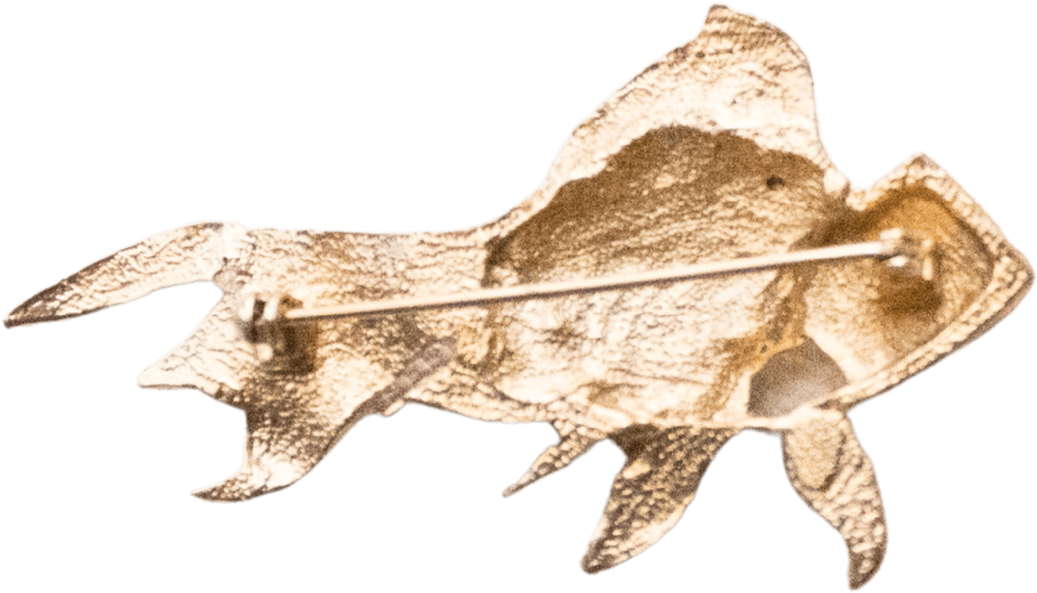 Vintage Rhinestone Gold Plated Fish Brooch | Shop THRILLING