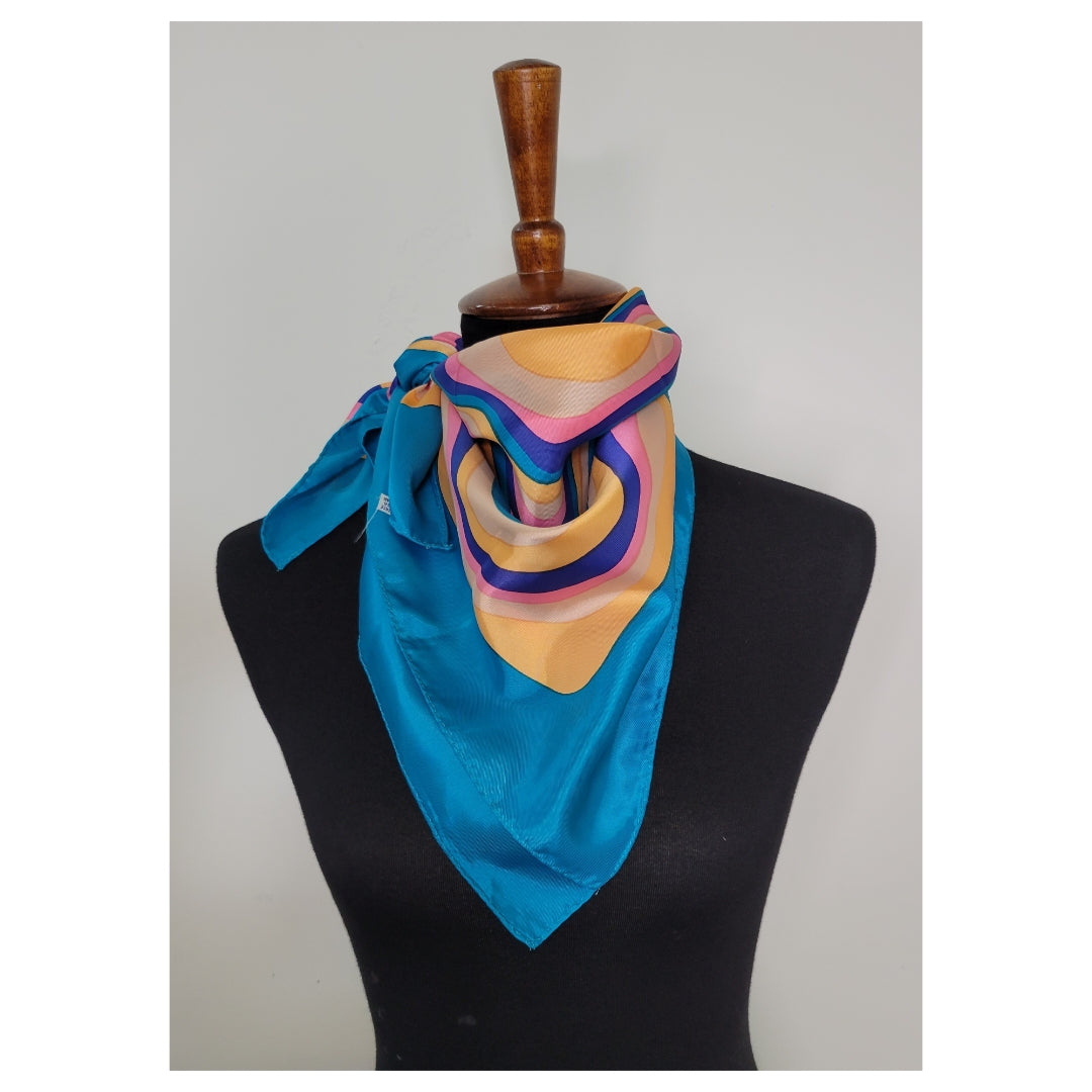 60s Vintage 60s Large Op Art Neck Scarf | Shop THRILLING