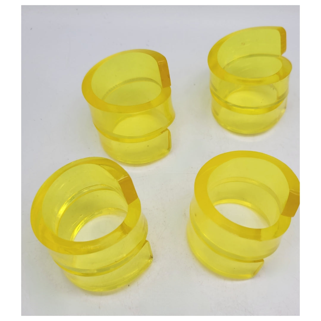 60s Vintage 50s Bright Neon Yellow Spiral Lucite | Shop THRILLING