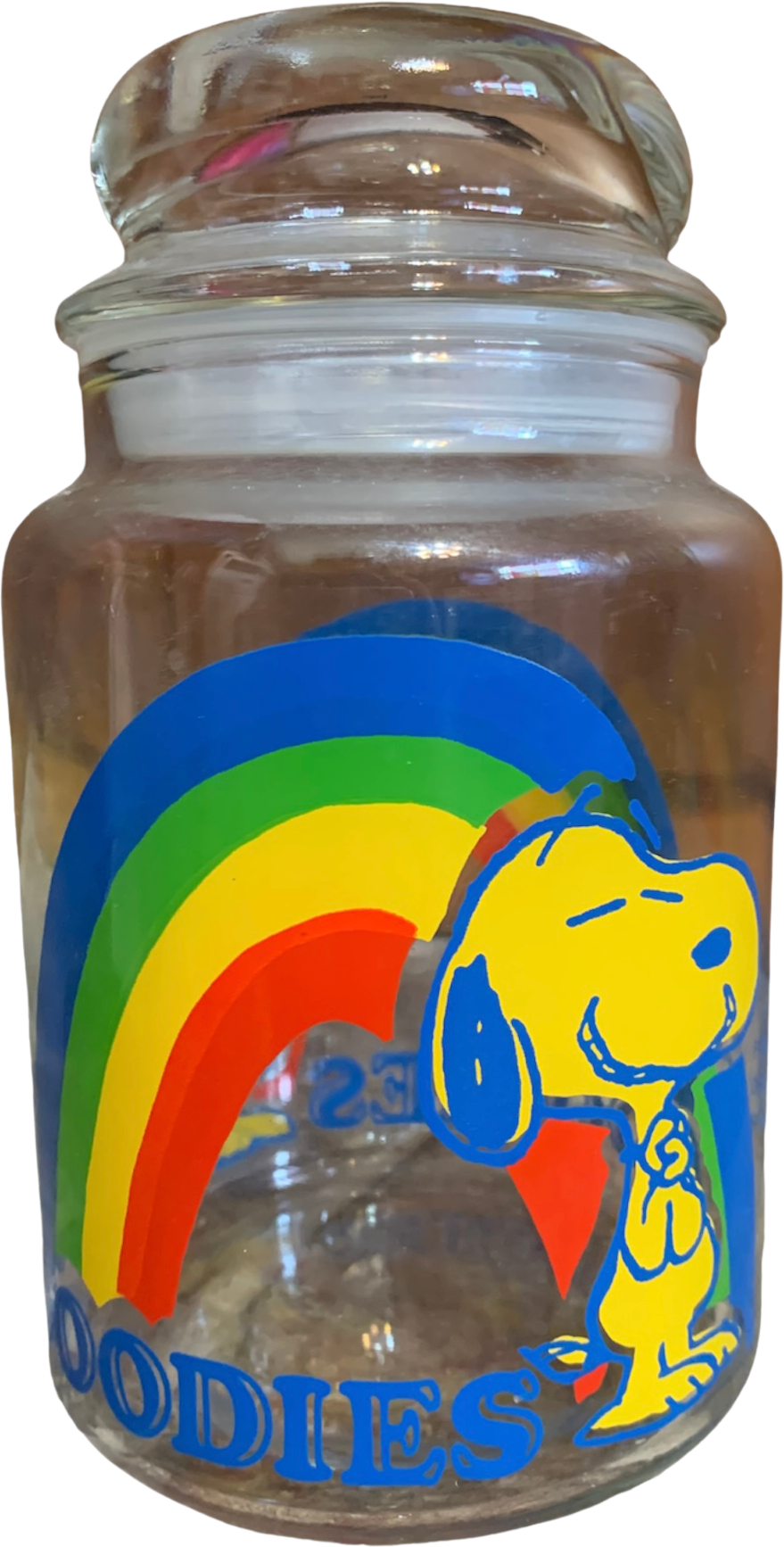 Vintage 50s/60s Rainbow Snoopy Canister Jar With Lid By Snoopy | Shop ...