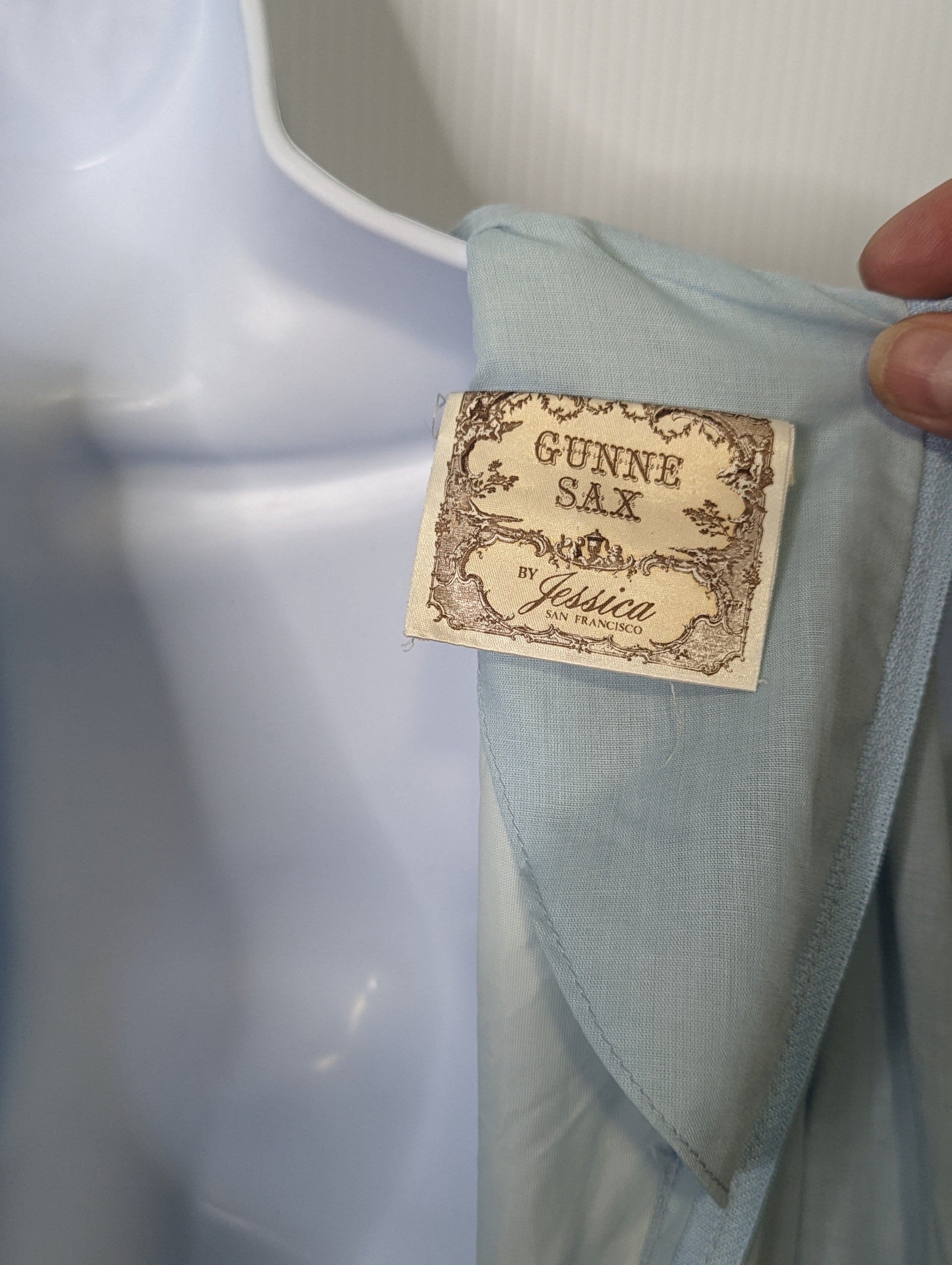Vintage 70s Light Blue Prairie Peasant Maxi Dress By Gunne Sax | Shop ...