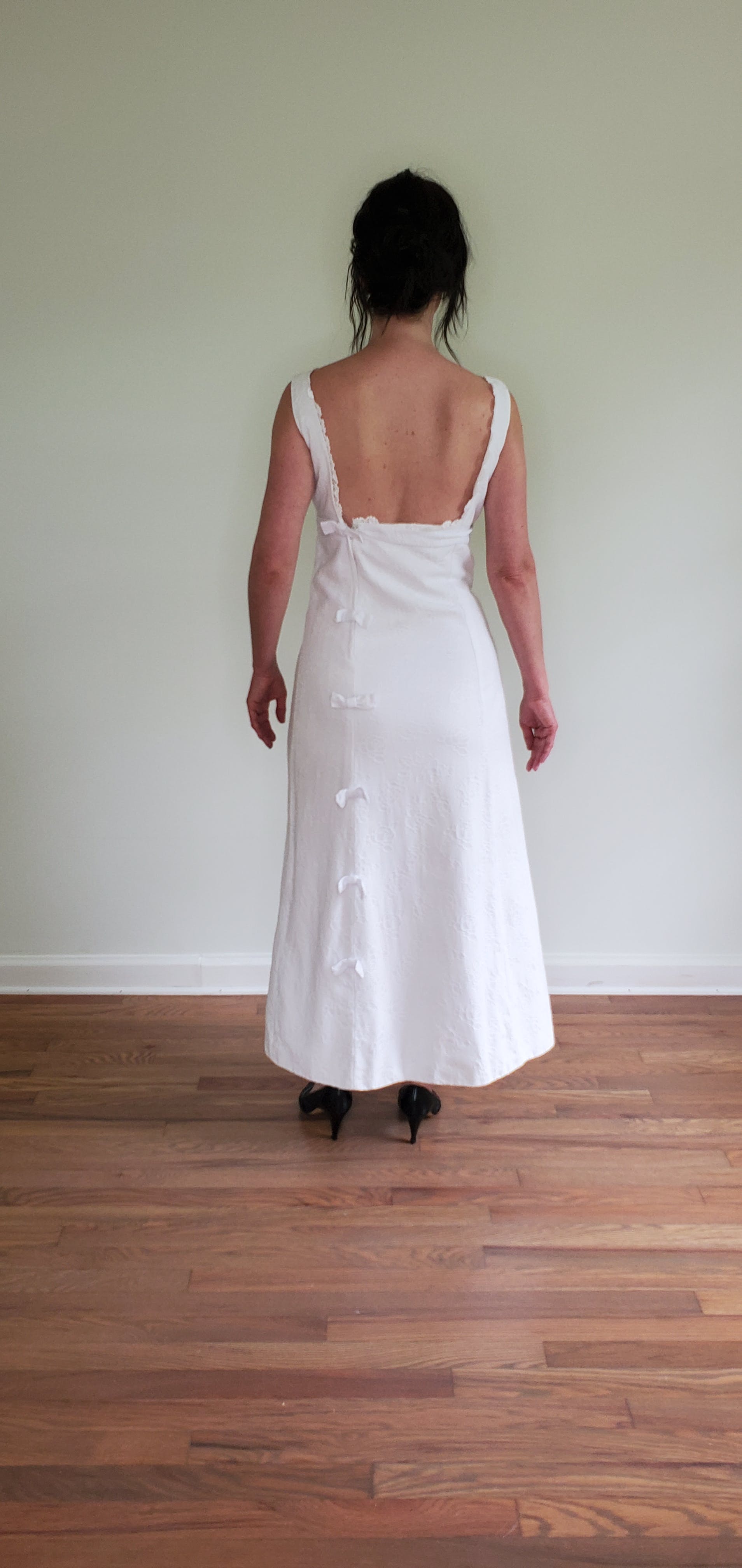 60s Vintage Franklin Simon Maxi Dress By Franklin Simon | Shop THRILLING