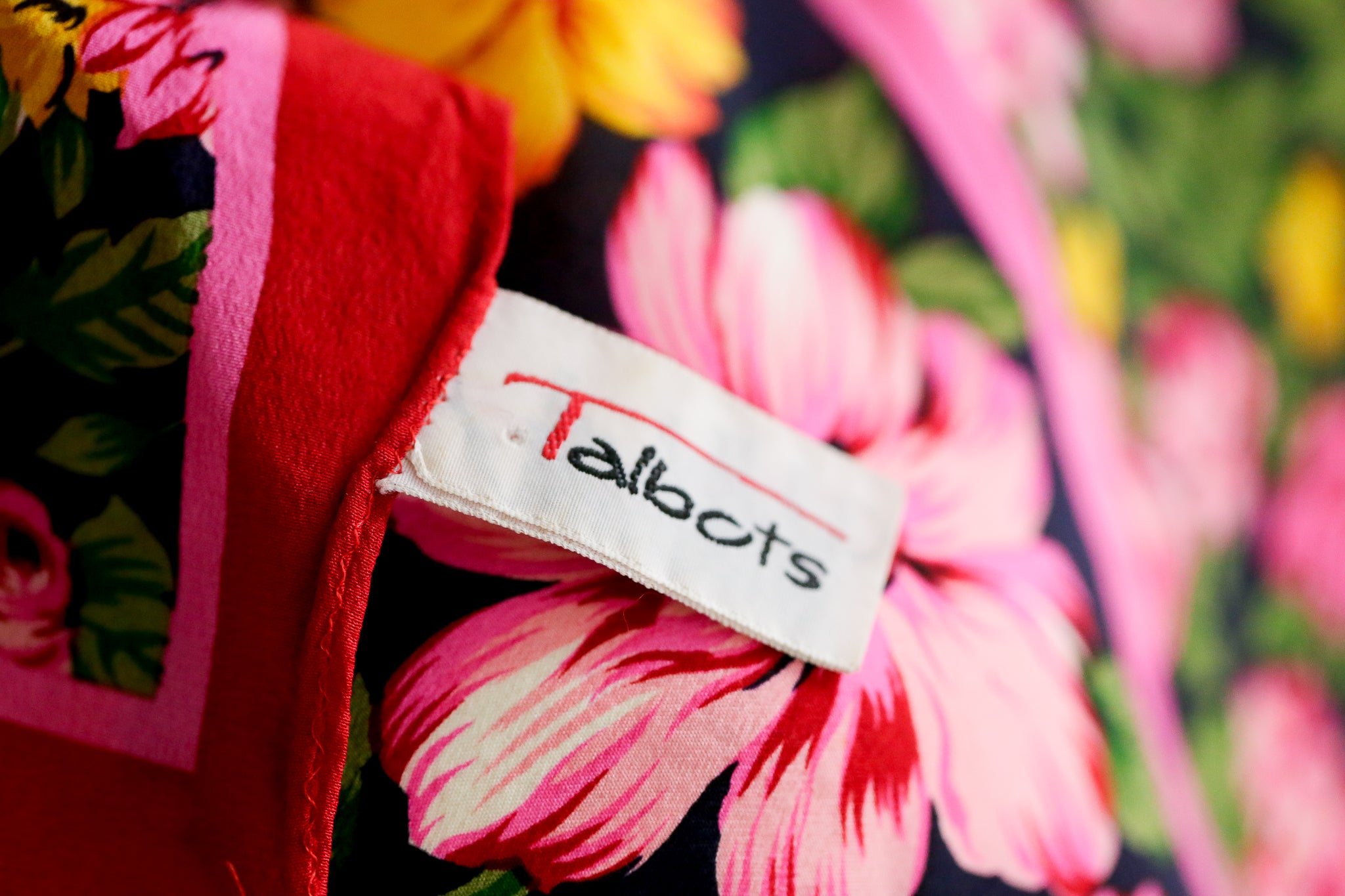 Vintage 90s/00s Maximalist Floral All Print Colourful Silk Scarf By ...