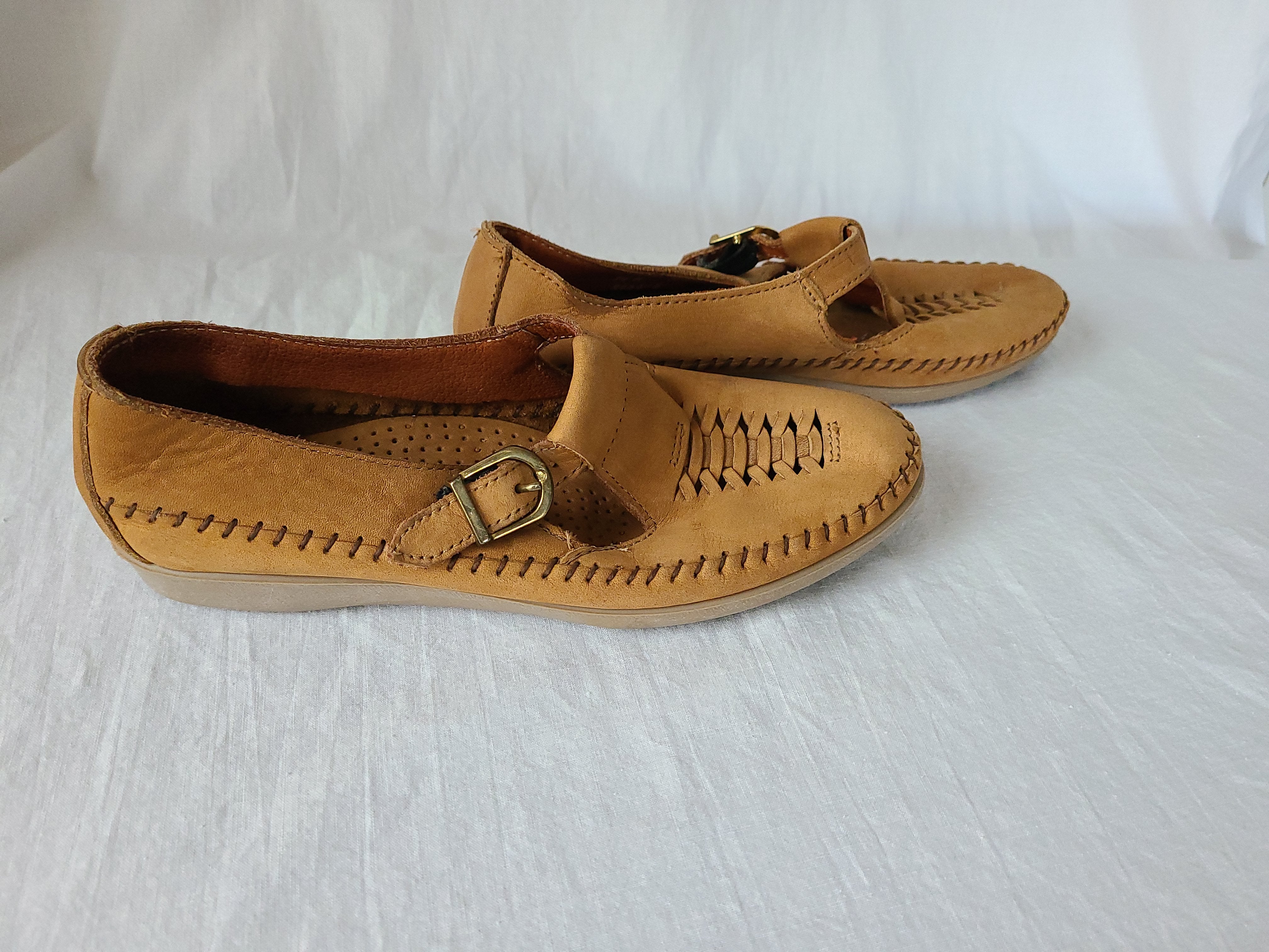 Vintage 80s Dexter Marie T-strap Mary Jane Leather Shoes 7.5 By Dexter ...