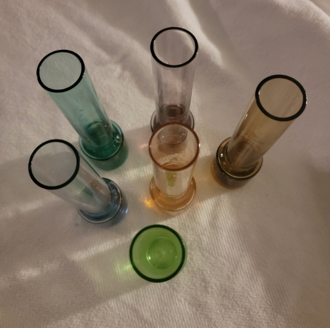 60s Vintage 60s Double Shooter Shot Glass Set Of 6 | Shop THRILLING