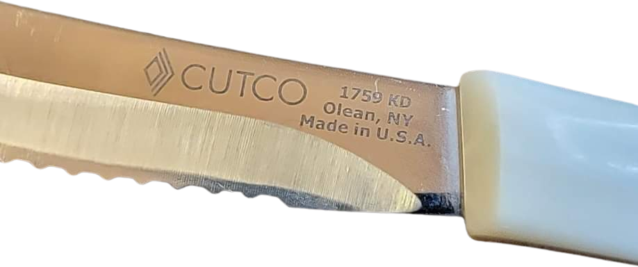 Vintage Dinner Knife Pearl White Handle By Cutco | Shop THRILLING