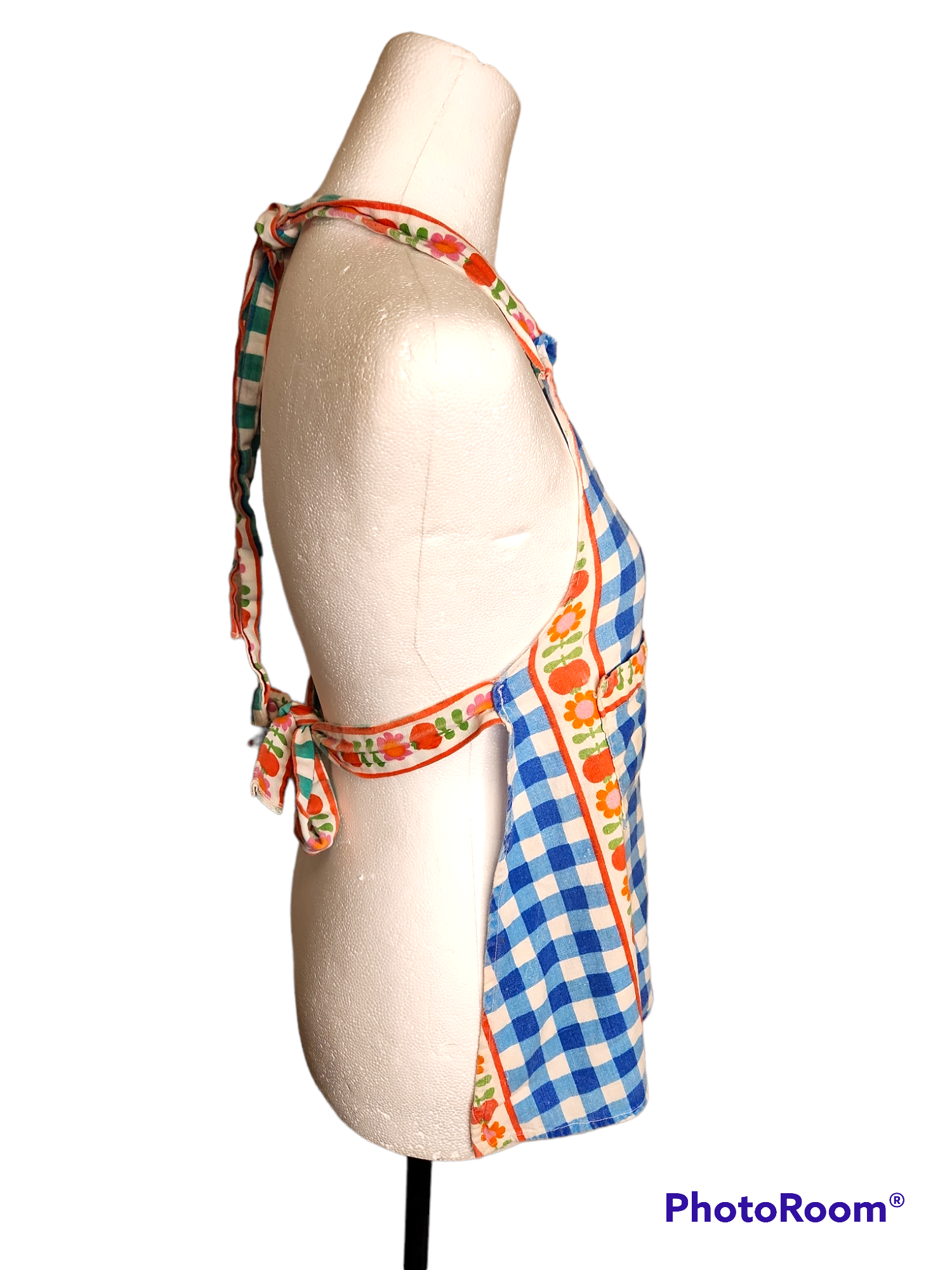 Vintage Multicolored Cottagecore Boho Apron Tie Back Top | Shop THRILLING