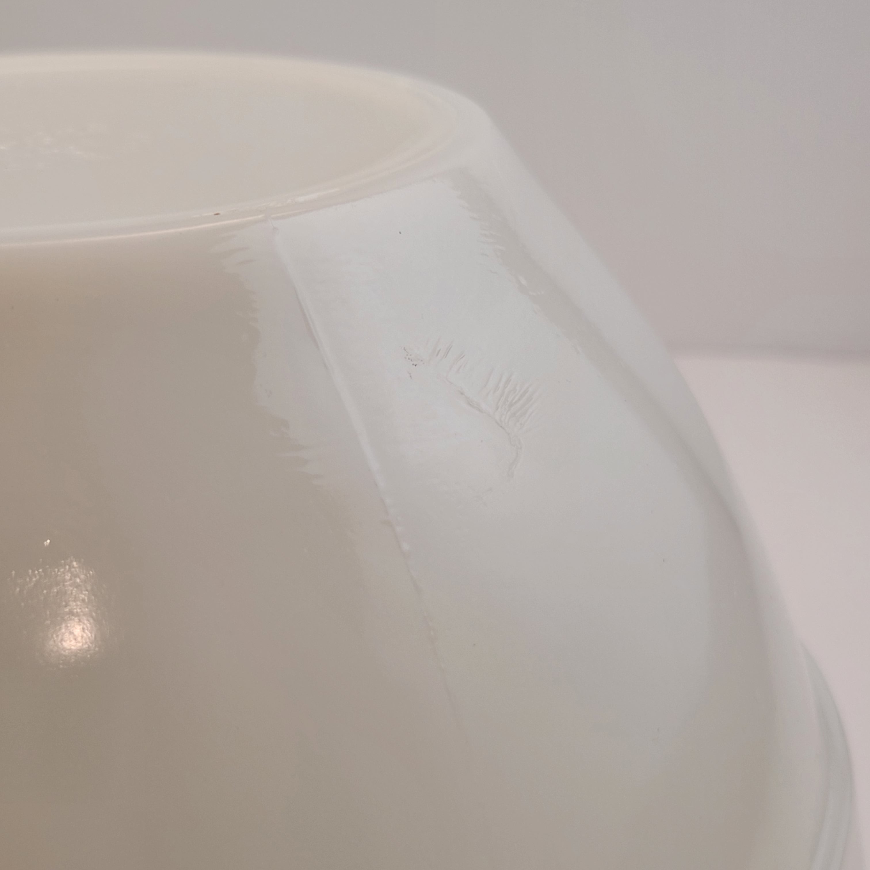 Vintage Fire King Milk Glass Mixing Bowl By Fire King | Shop THRILLING