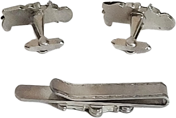 Vintage 80s Tie Clasp And Cuff Links In Shape Of Antique Cars | Shop ...