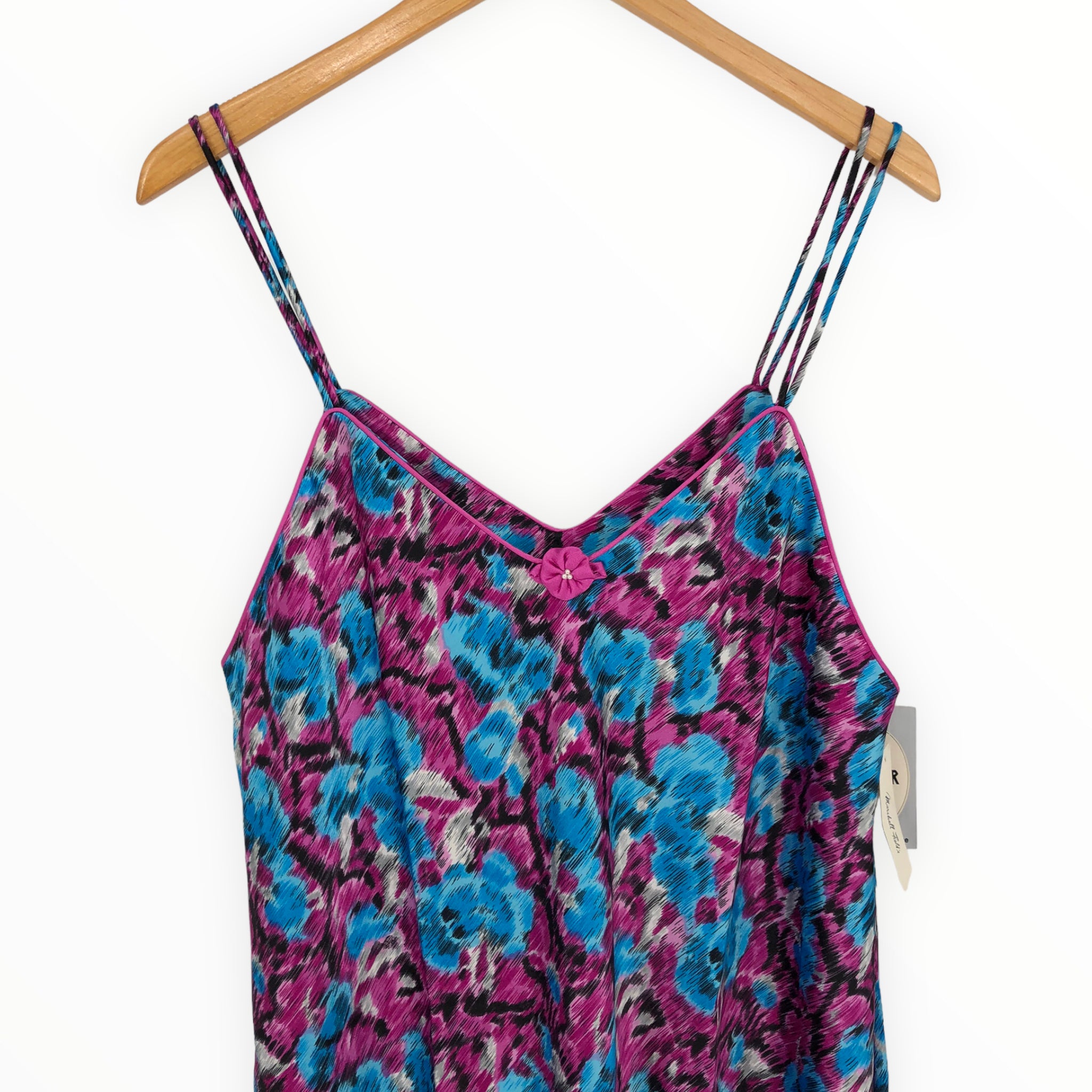 Vintage 70s Miss Dior Christian Dior Pink Blue Slip Chemise By Miss ...