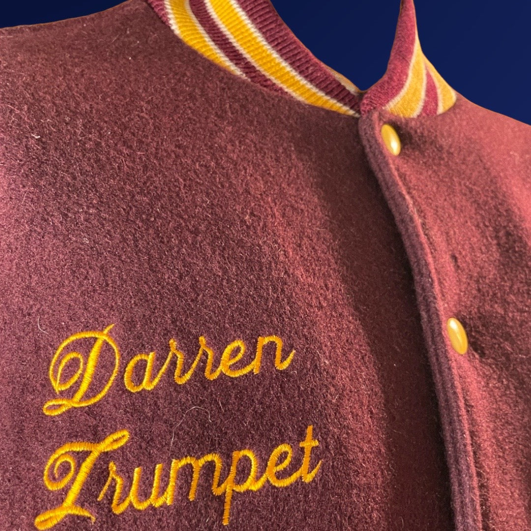 Vintage 90s Athletic Leather And Wool Varsity Letterman Jacket | Shop ...