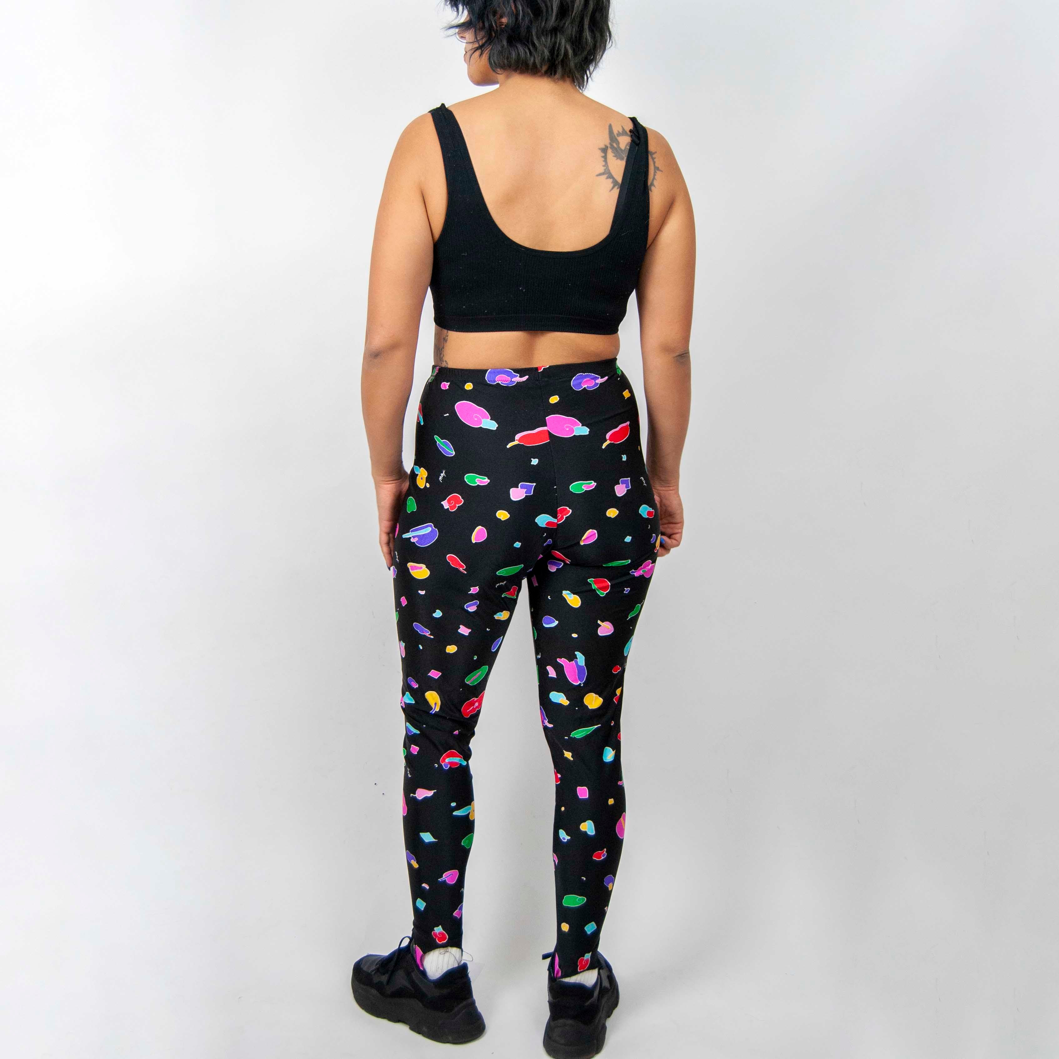 Vintage 80s Peter Max Neomax Stirrup Leggings By Neomax | Shop THRILLING