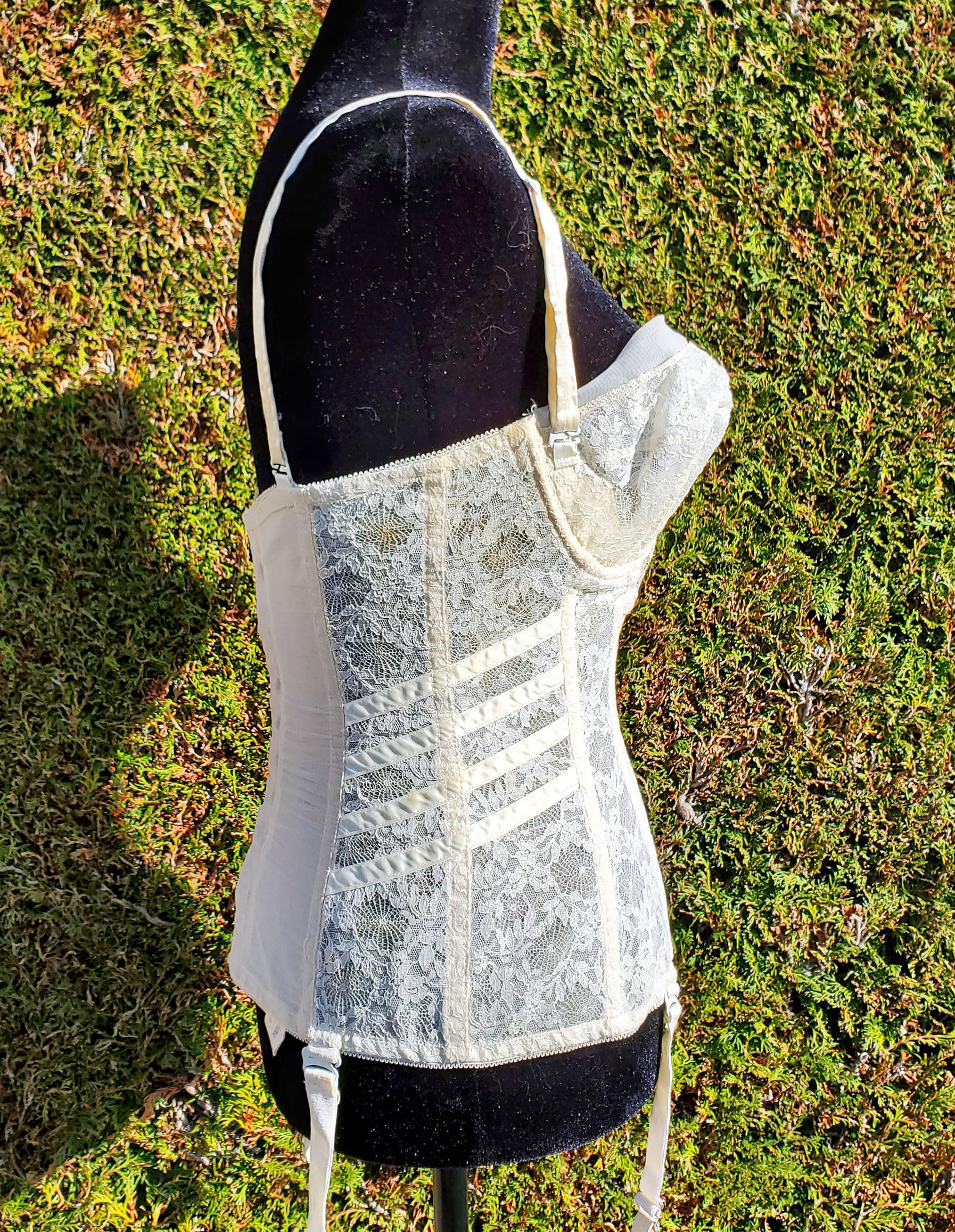 Vintage 50s Corset Longline Bra Corselette By Rondeau | Shop THRILLING