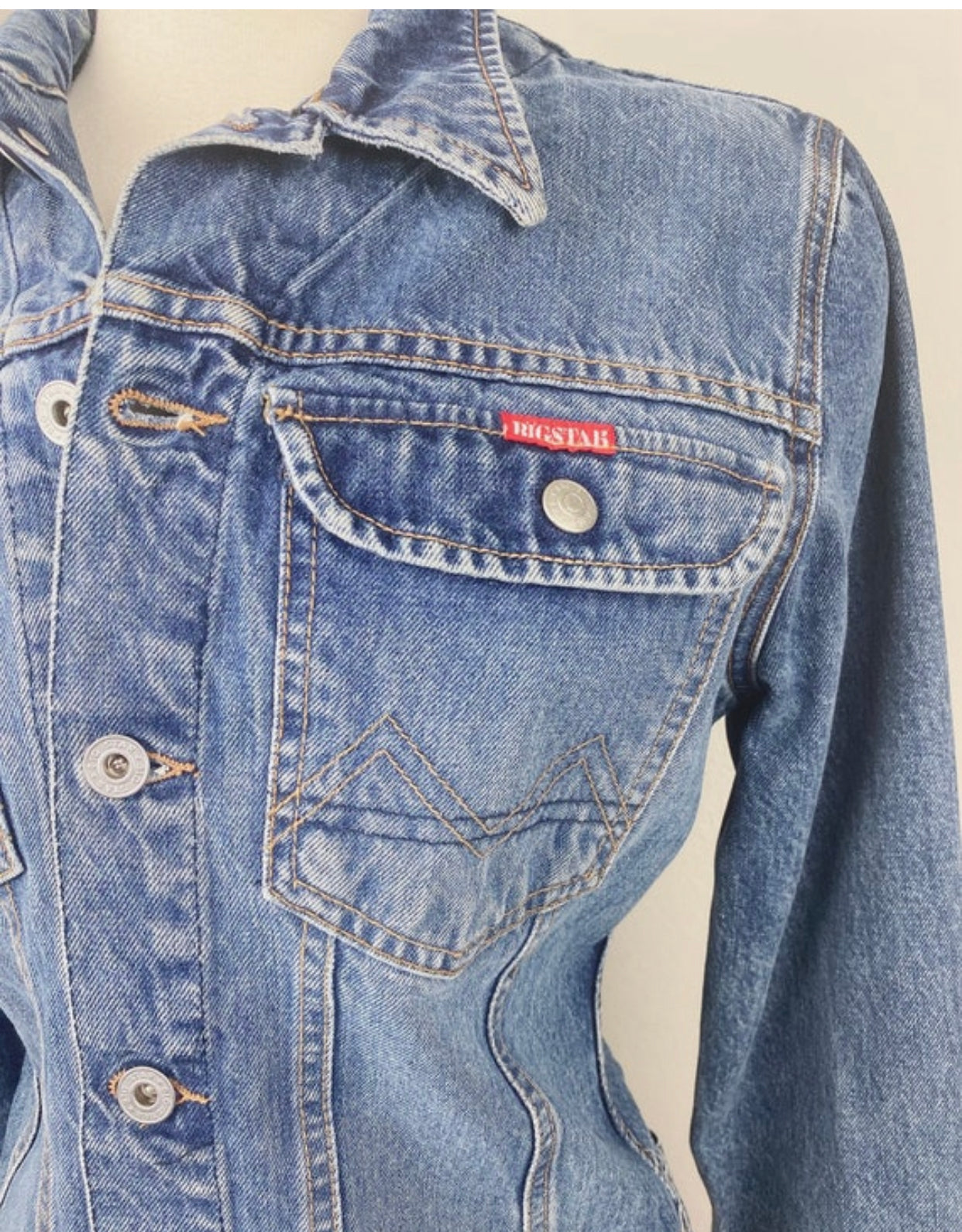 80s Vintage Big Star Dark Wash Denim Jacket by Big Star | Shop THRILLING