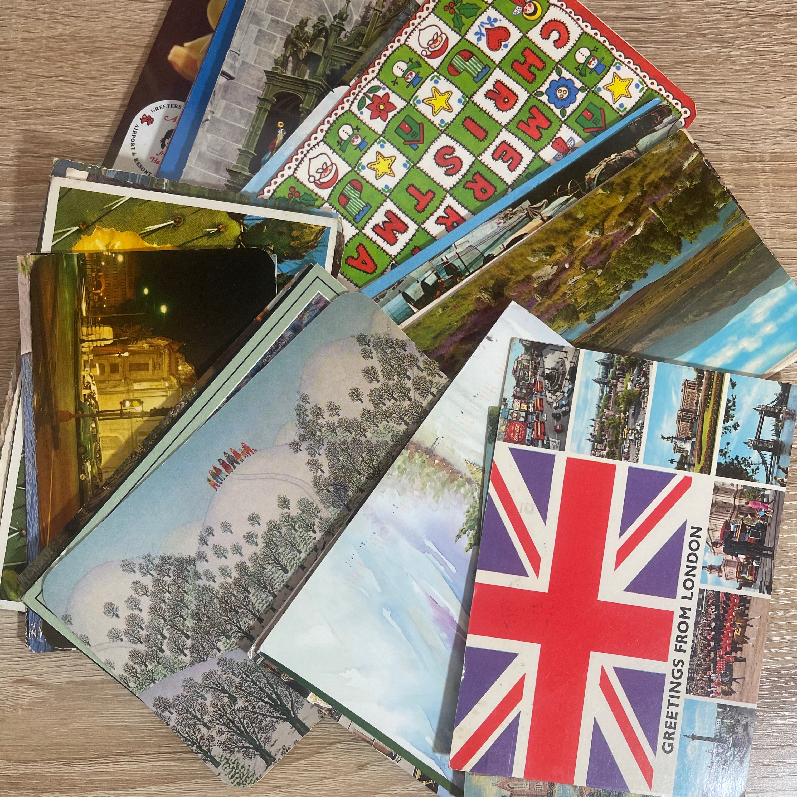 60s/70s Vintage Used Postcard Lot | 220 Postcards | Shop THRILLING