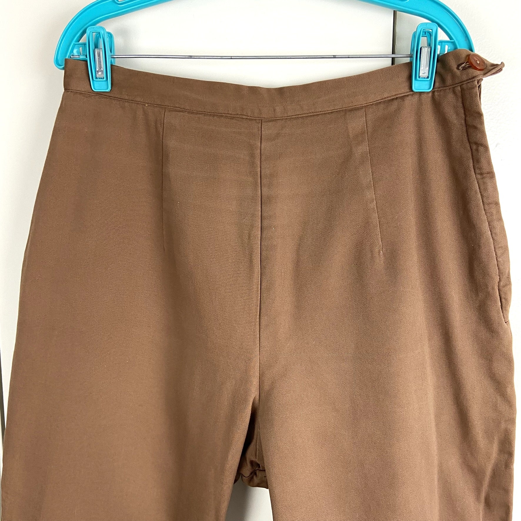 Vintage 50s/60s Brown High Waist 32" Capri Pants Clamdigger 50s | Shop ...