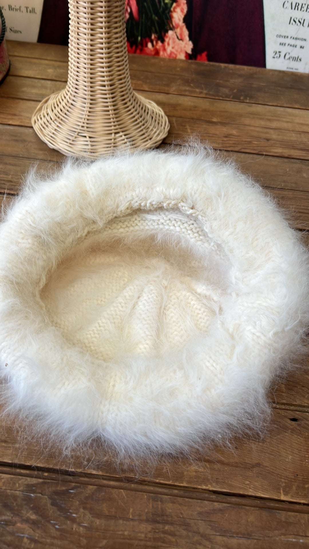 Vintage 70s Angora Hat | Shop THRILLING