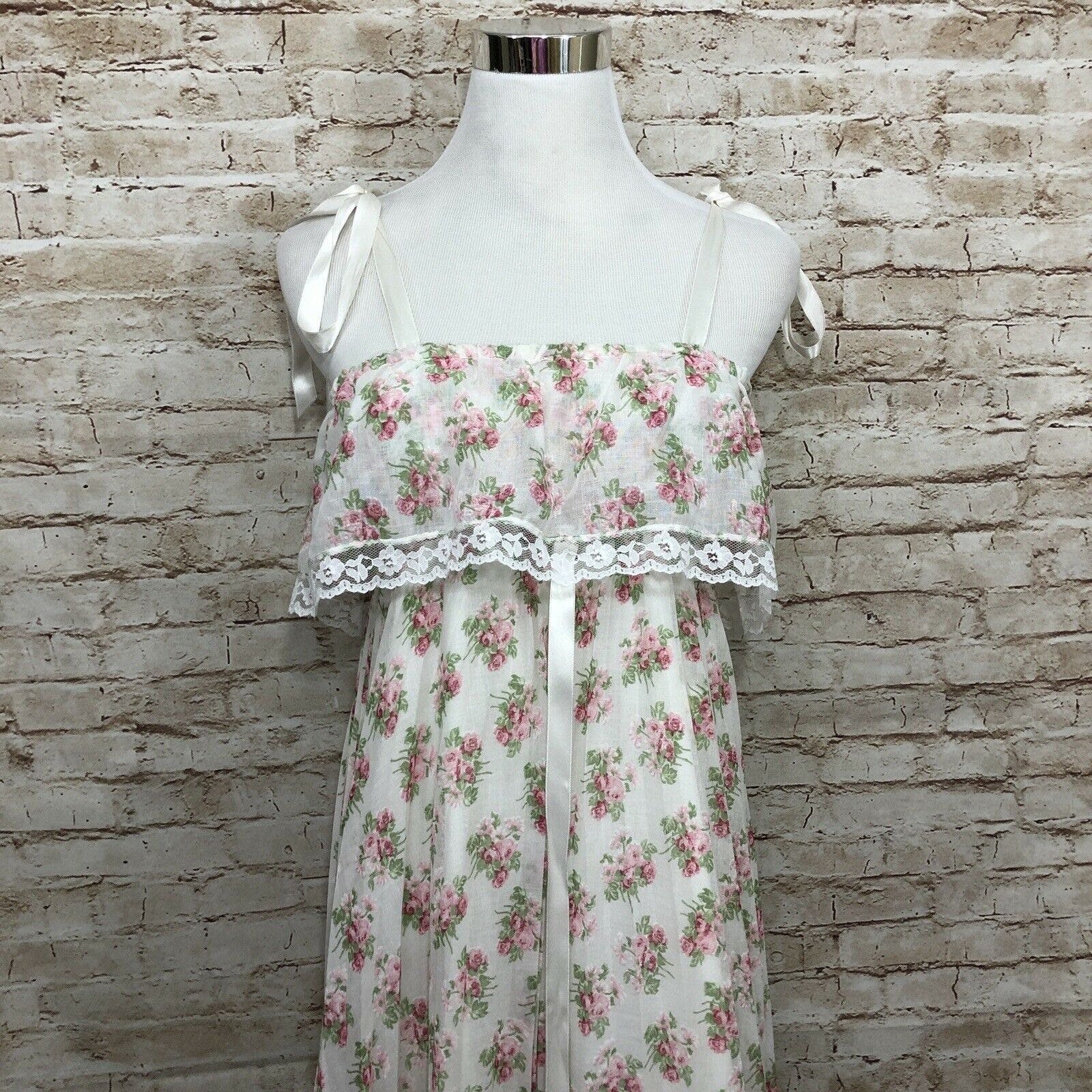 Vintage Cottagecore Sundress Ribbon Floral Maxi Accordion | Shop THRILLING