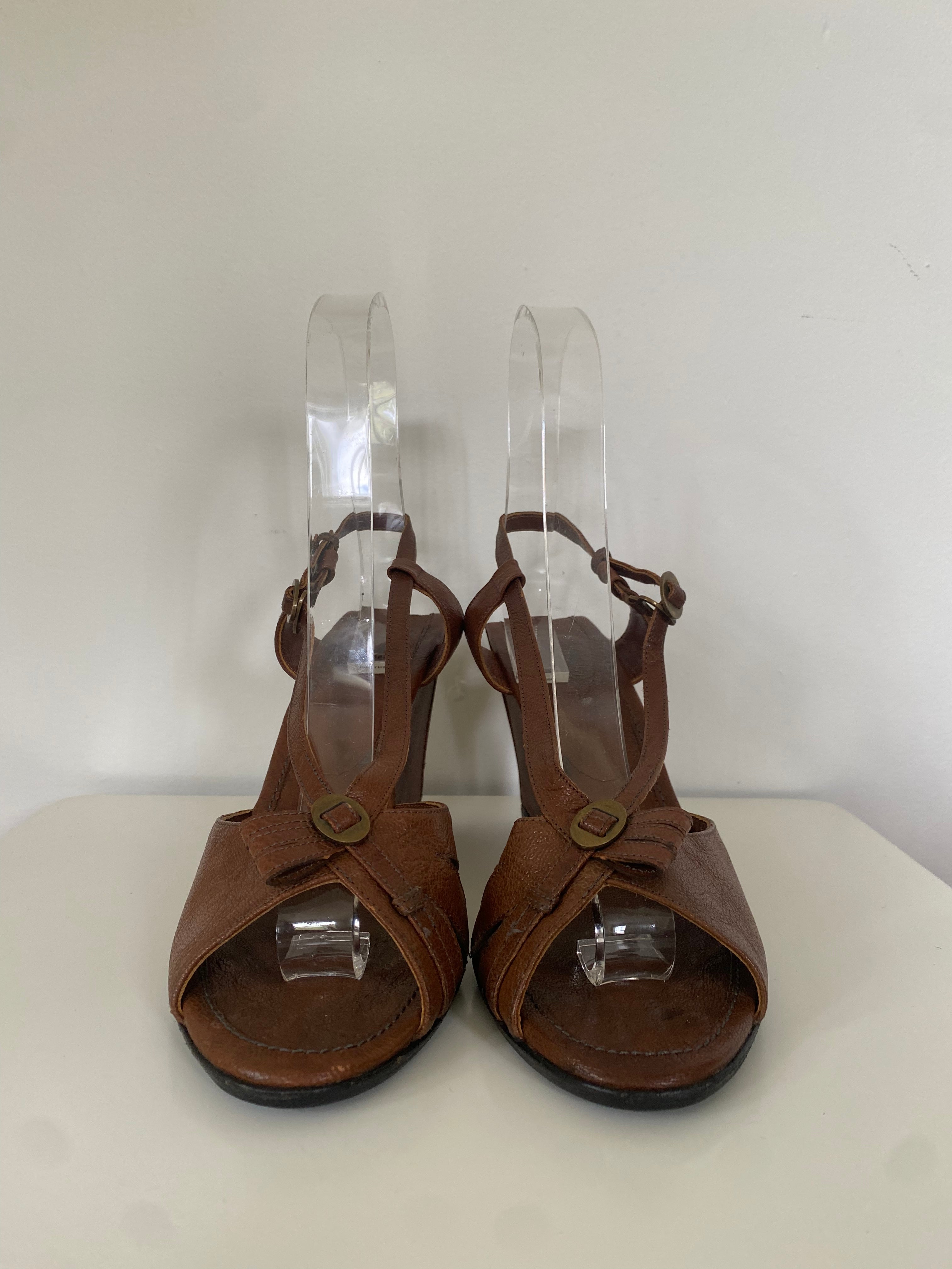 Vintage 90s/00s Designer Wedge Sandals By Maison Mayle | Shop THRILLING